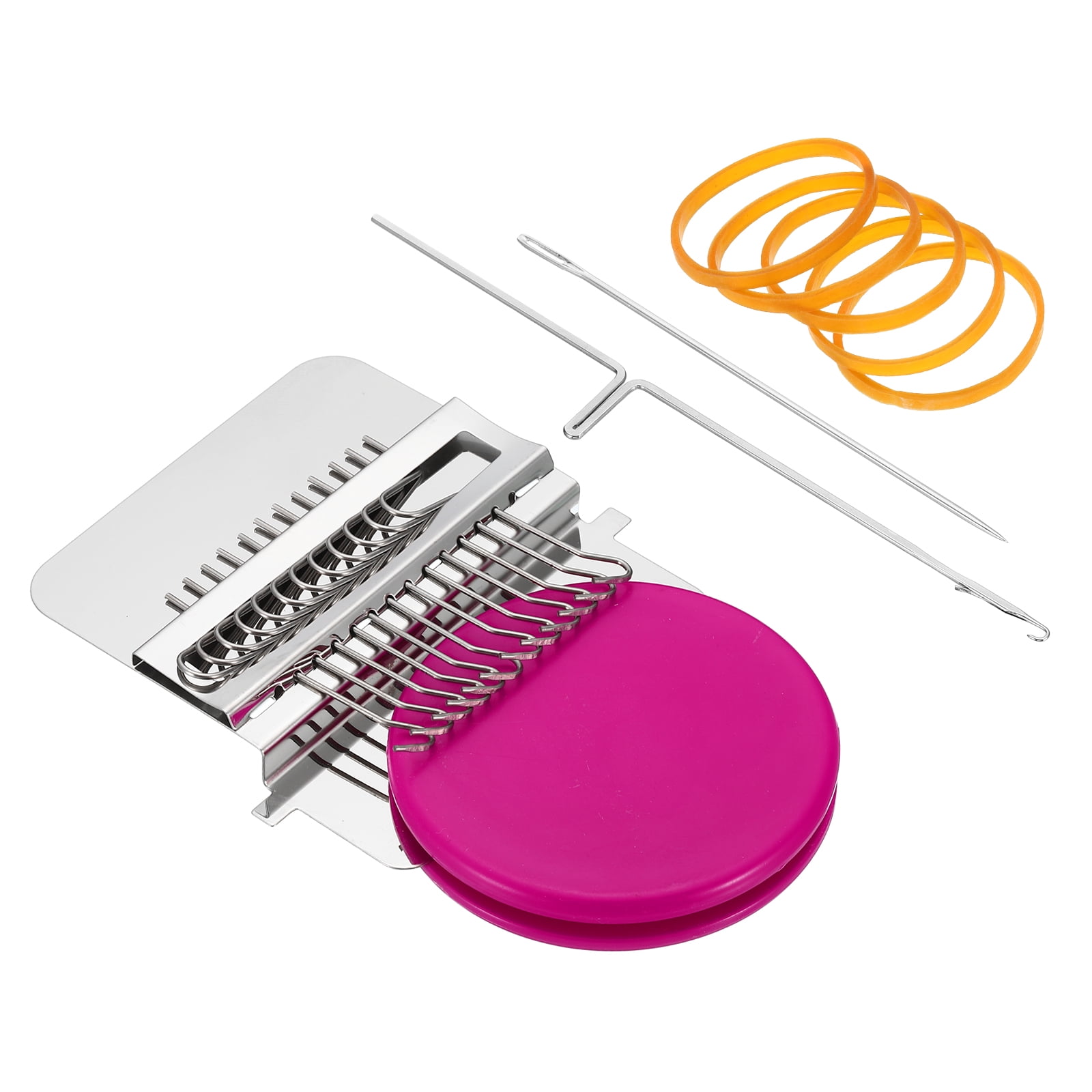 Uxcell 12 Hooks Mini Weaving Machines Kit, Metal Quickly Small Darning ...