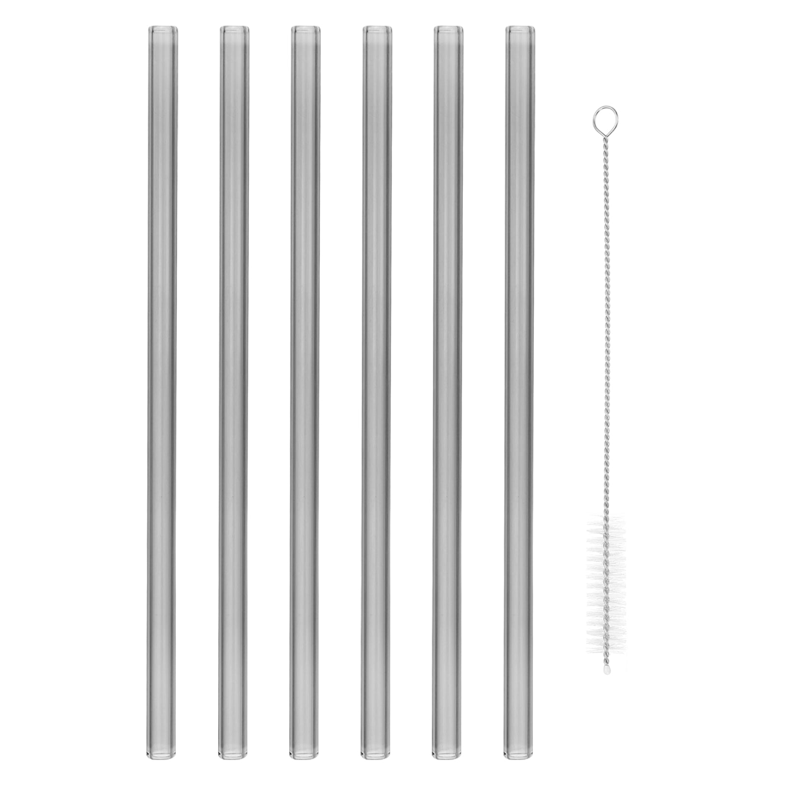 Uxcell 12 Inch Borosilicate Glass Tubes, 6 Pcs12mm OD 2mm Thick Glass ...
