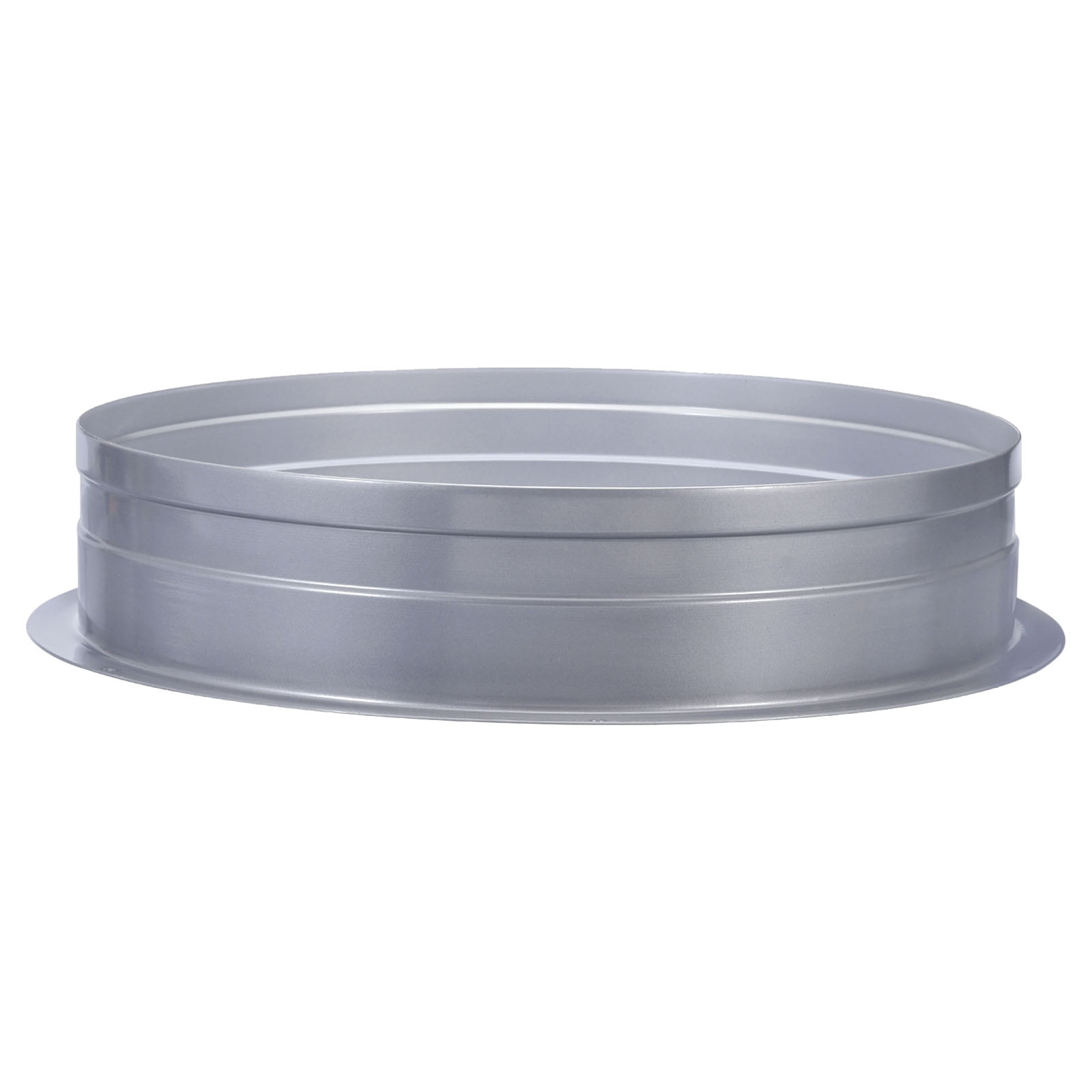 Uxcell 12 Inch Duct Connector Flange Straight Pipe Exhaust Flange Metal ...