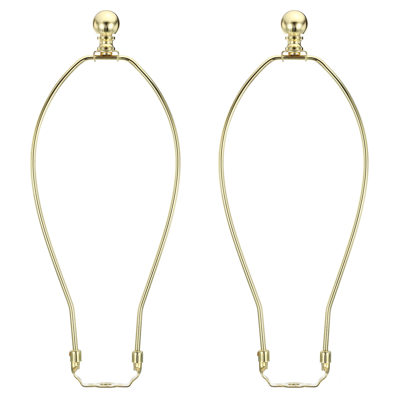 Uxcell 12 Inch Lamp Harp Kit with Finial Lamp Shade Holder Gold Tone 2 ...