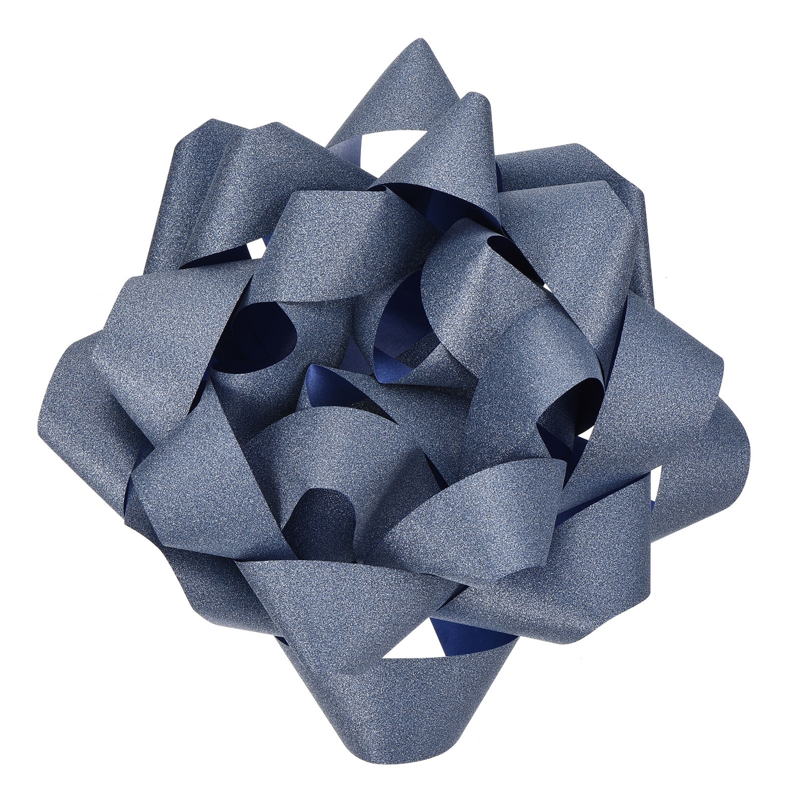 Uxcell 12 Inch Large Gift Bow Glitter Christmas Bows Light Blue for ...