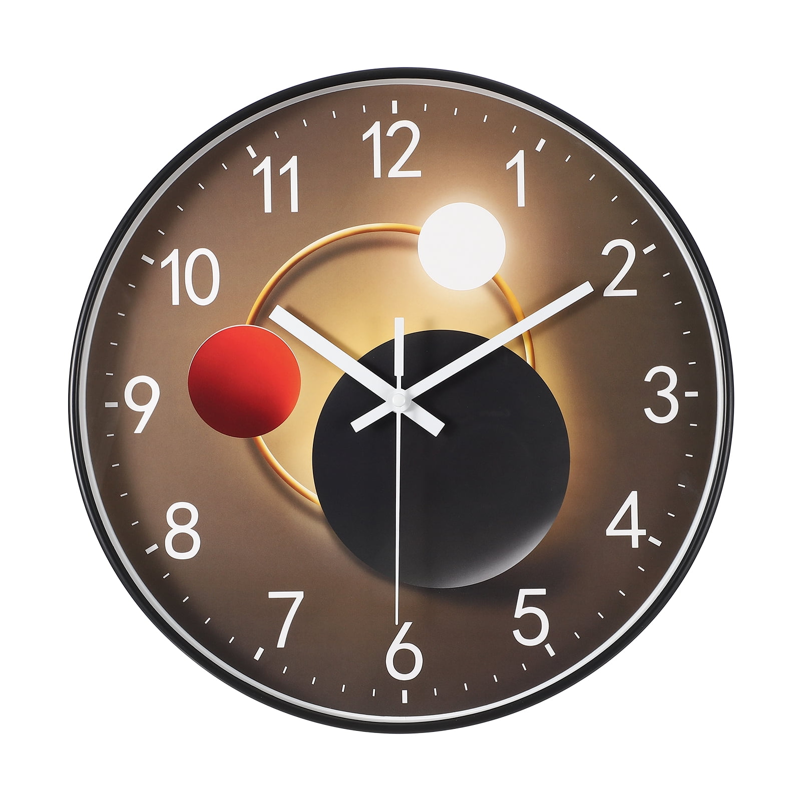 Uxcell 12 Inch Modern Wall Clock, Silent Non-Ticking Wall Clocks Sweep ...