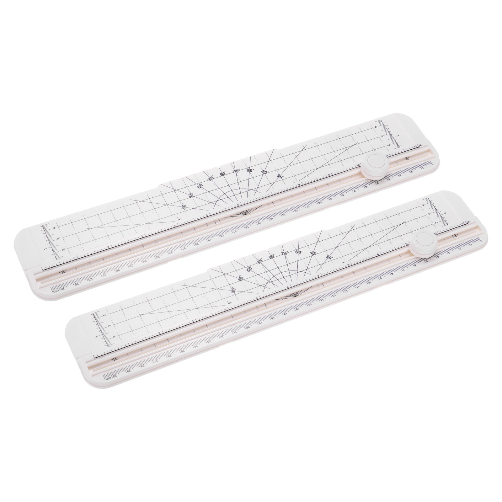 Uxcell 12 Inch Paper Cutter, 2 Pcs Portable Paper Trimmer Slicers ...