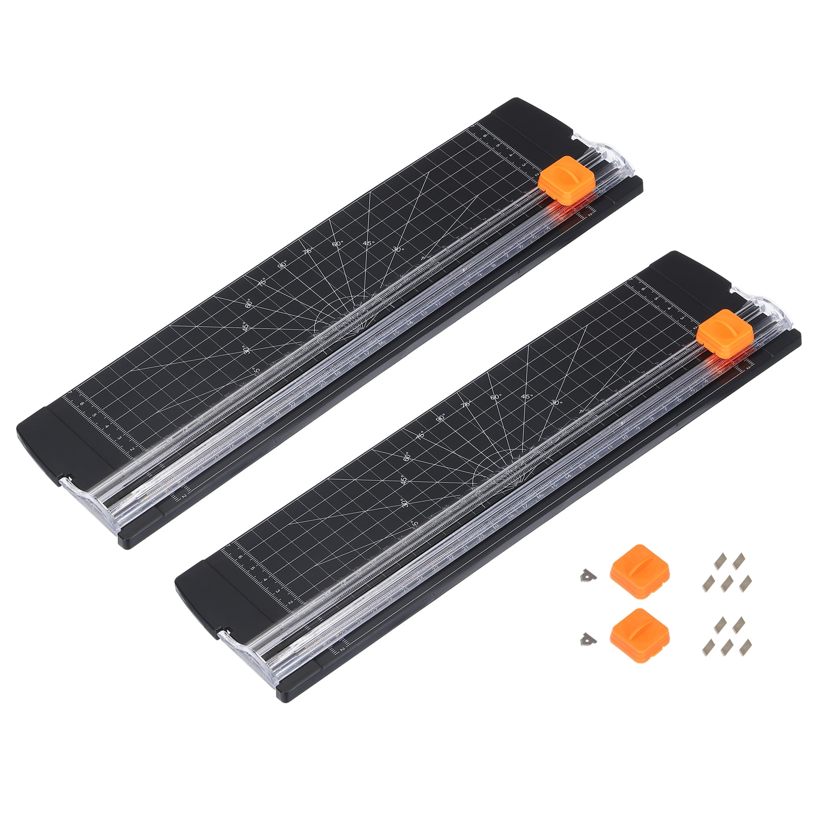 Uxcell 12 Inch Paper Trimmer, 2Pcs A4 Size Portable Paper Cutter Slicer ...