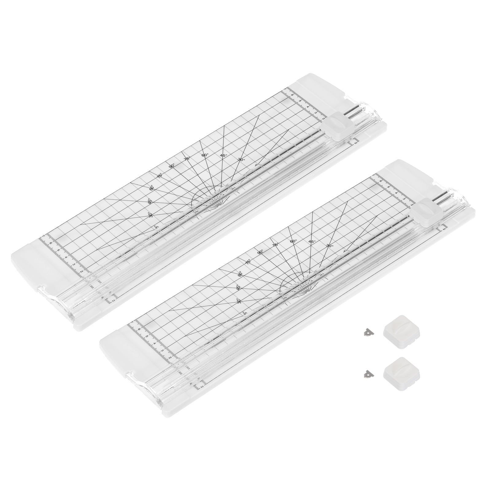 Uxcell 12 Inch Paper Trimmer, 2Pcs A4 Size Portable Paper Cutter Slicer ...