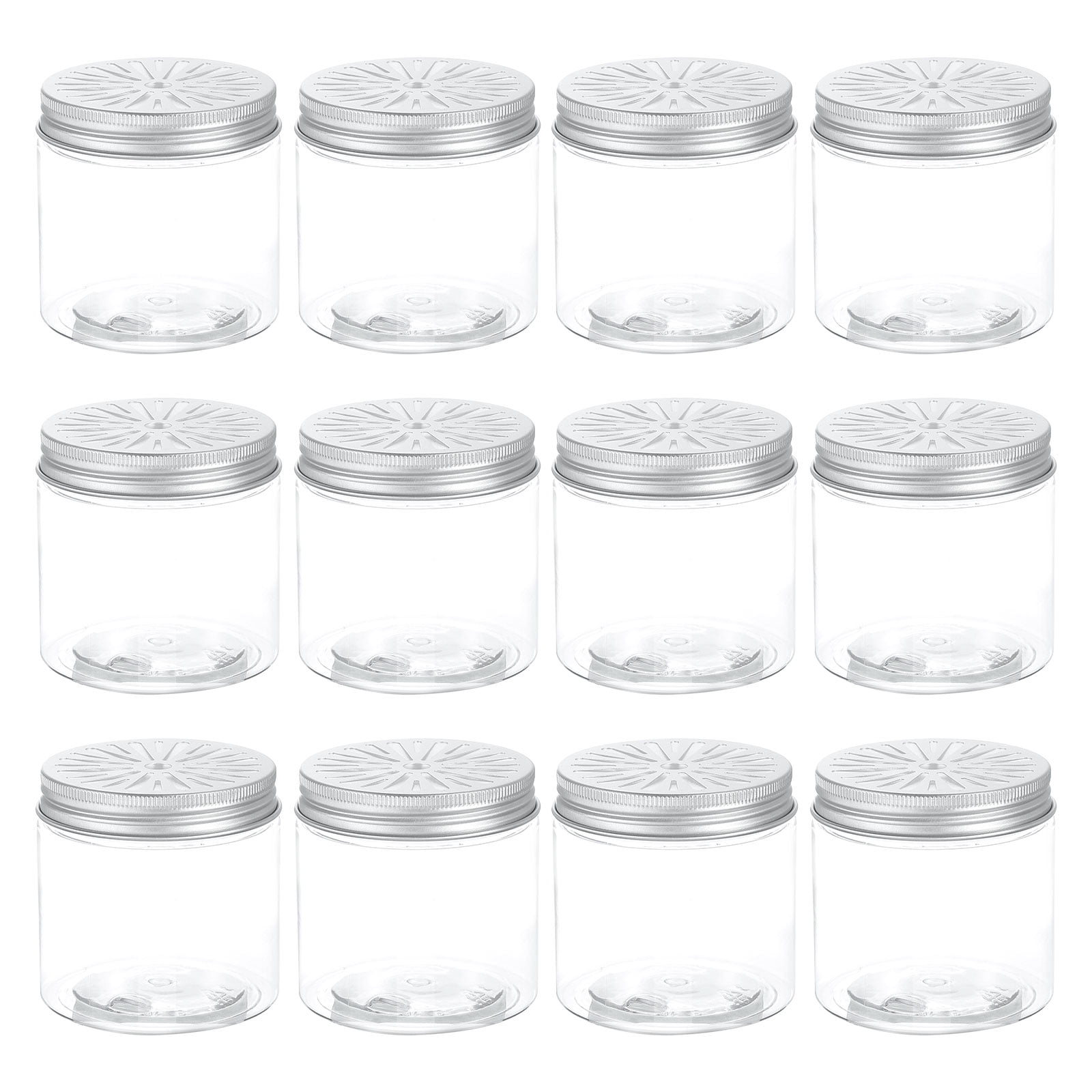 Uxcell 12 PCS Hollow Aluminium Tins 6.8oz/200ml Empty Scent Beads ...