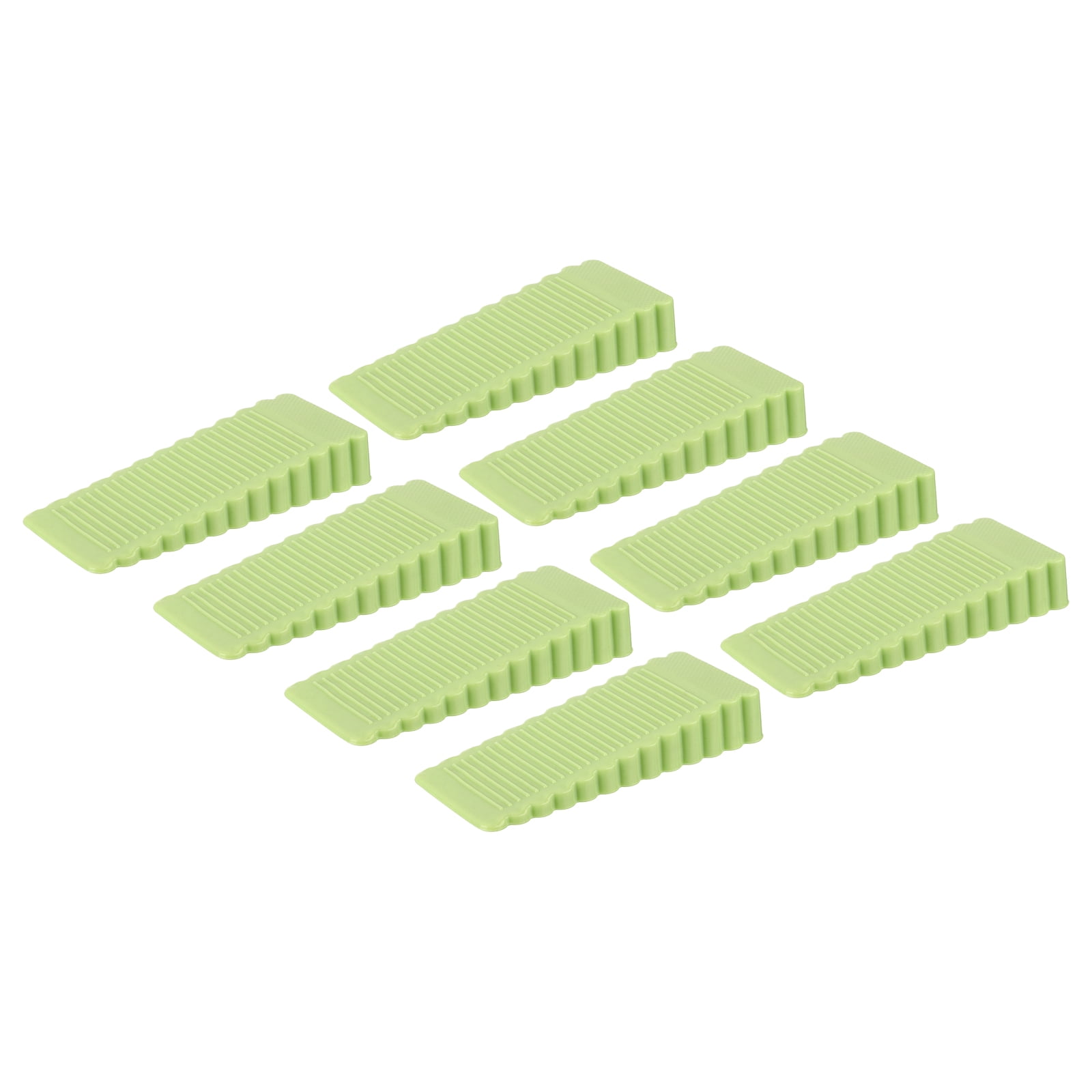 Uxcell 12 Pack 0.59" ABS Door Stoppers for Bottom Door Stop Wedge ...