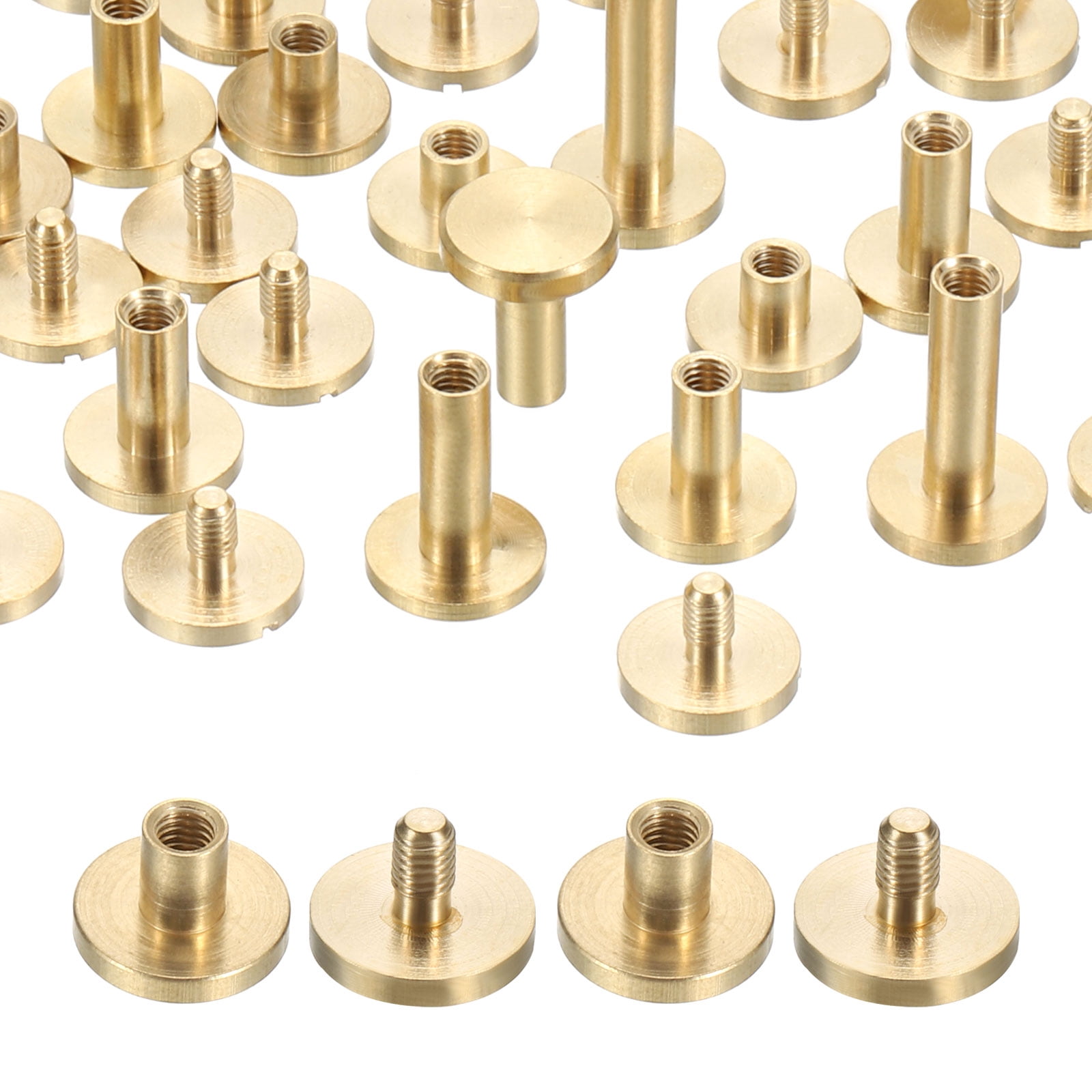 Uxcell 12 Pack 9*10*5mm Spikes for Clothes Screw Flat Head Spikes ...