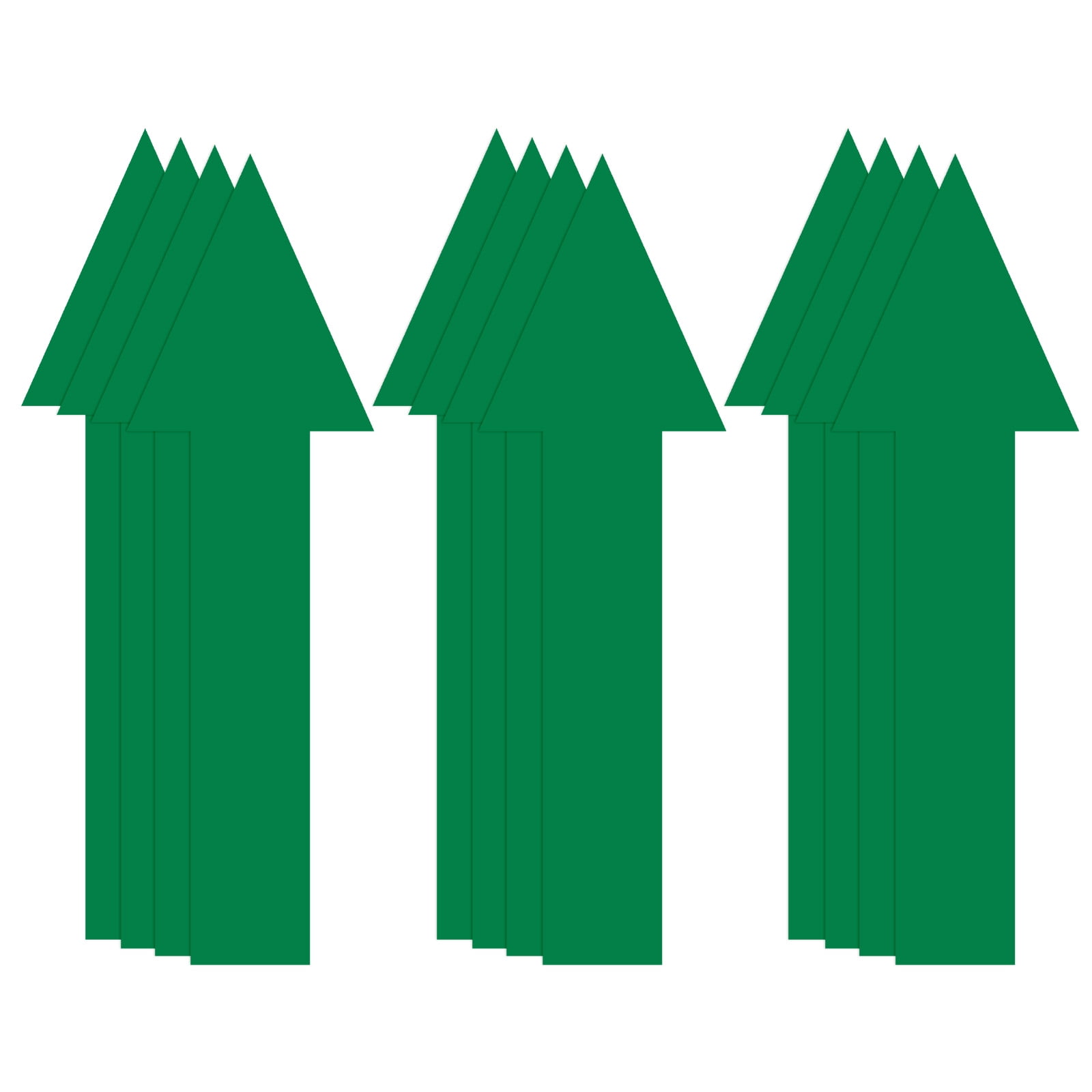 Uxcell 12-Pack Arrow Sticker, 6 Inch PVC Self Adhesive Arrow Sign for ...