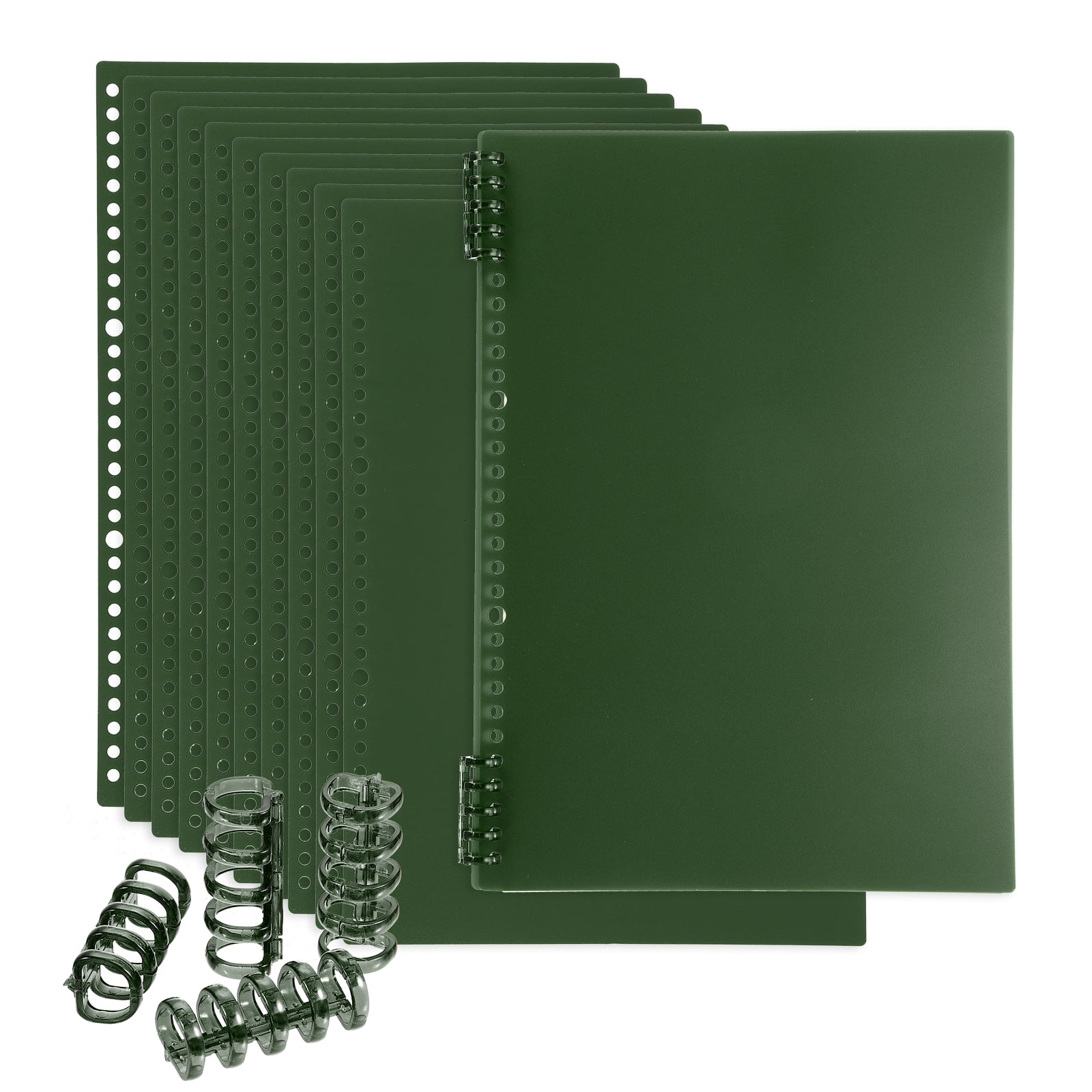 Uxcell 12 Pack Binding Covers, A4(11.8x8.5 Inch) 22 Mil Plastic ...