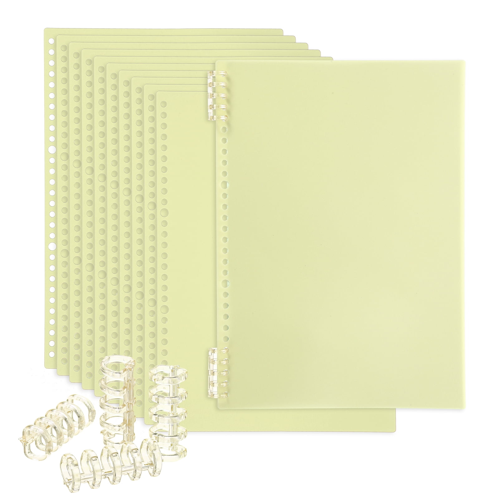 Uxcell 12 Pack Binding Covers, A4(11.8x8.5 Inch) 22 Mil Plastic ...
