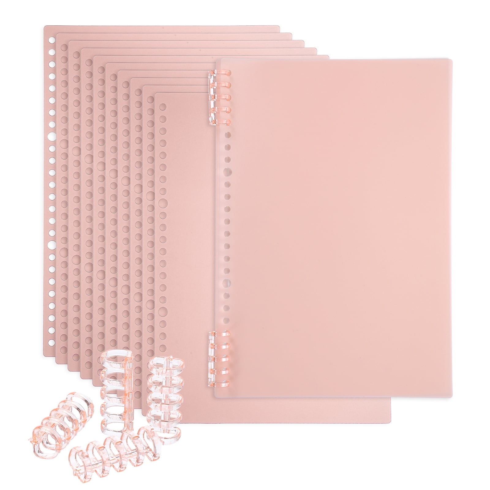Uxcell 12 Pack Binding Covers, B5(10.3x7.2 Inch) 22 Mil Plastic ...