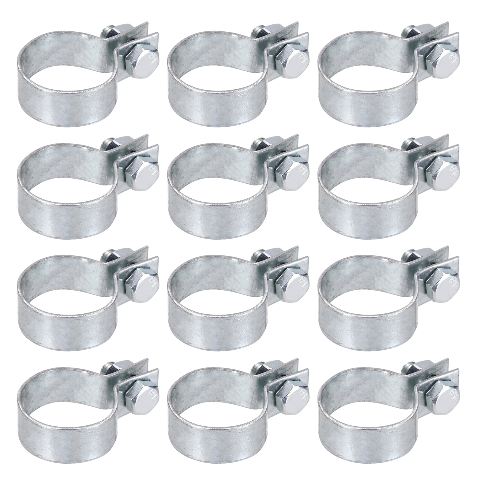 Uxcell 12 Pack Brace Bands Chain Link Fence, Galvanized Steel Tension ...