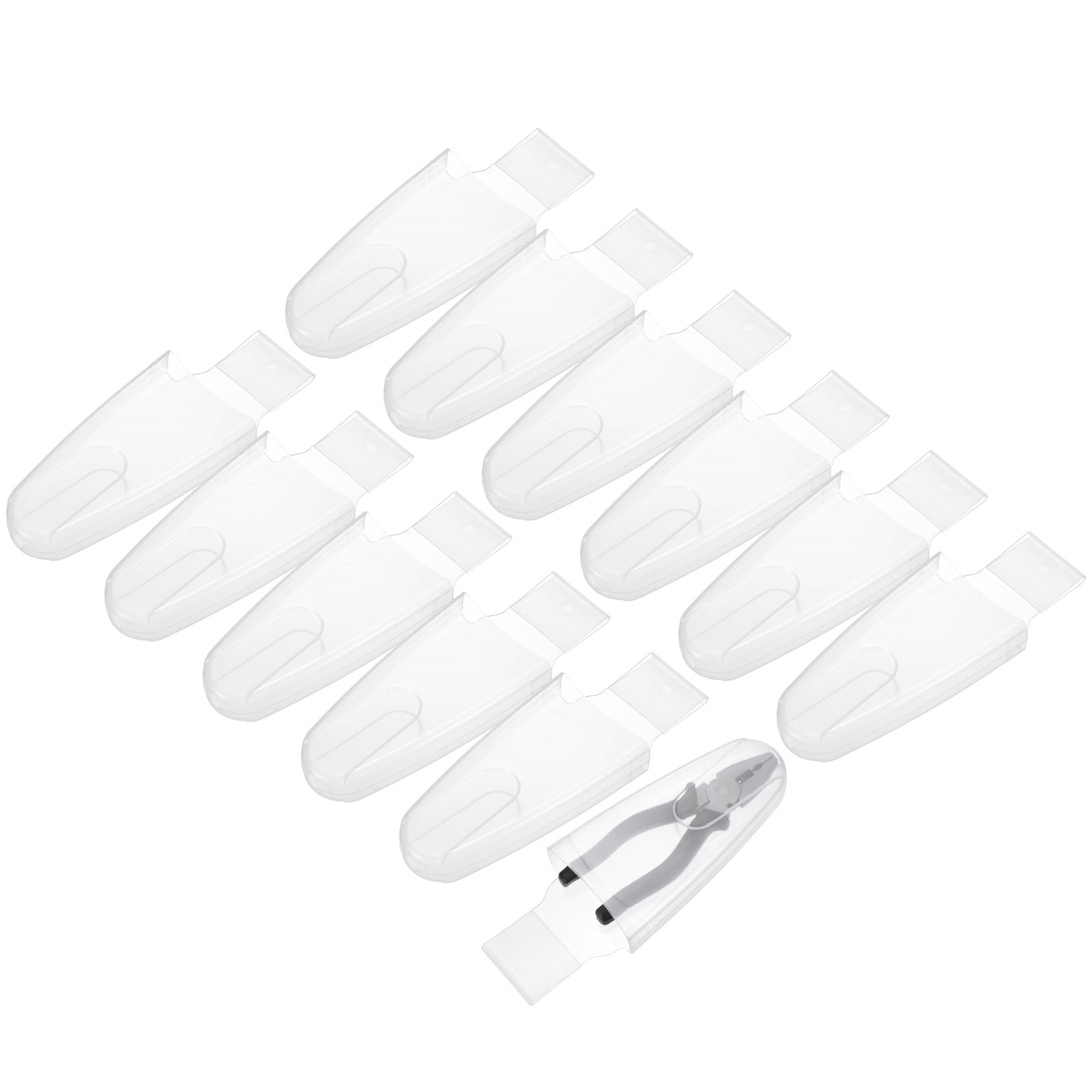 Uxcell 12-Pack Garden Pliers Scissors Storage, Plastic Garden Scissors ...