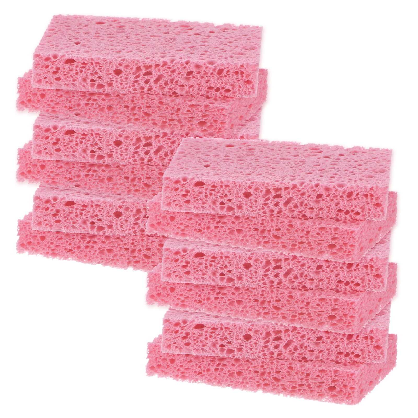 Uxcell 12-Pack Kitchen Sponges, Condense Eco Cellulose Non-Scratch ...