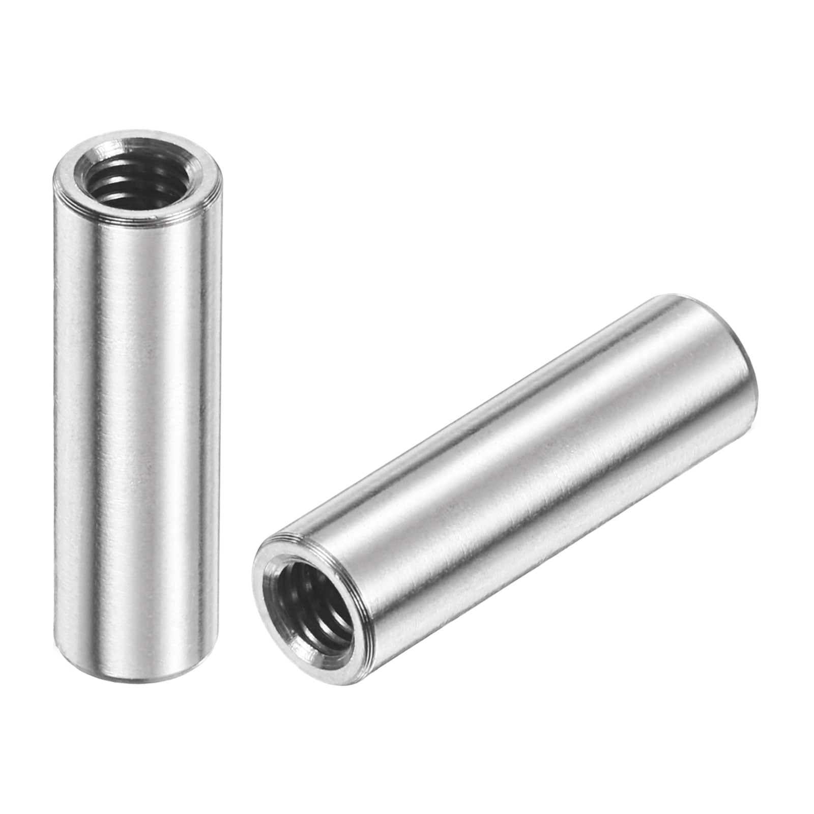Uxcell 12 Pack M4 Round Connector Nuts, 304 Stainless Steel Coupling ...
