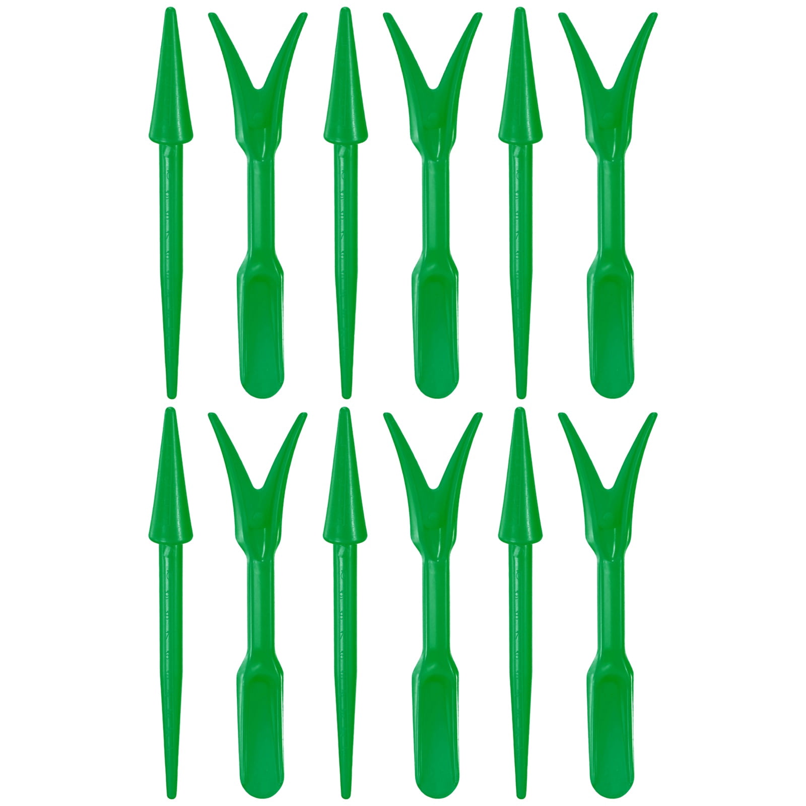 Uxcell 12-Pack Mini Gardening Shovel Spoons, Plastic Garden Soil Scoops ...