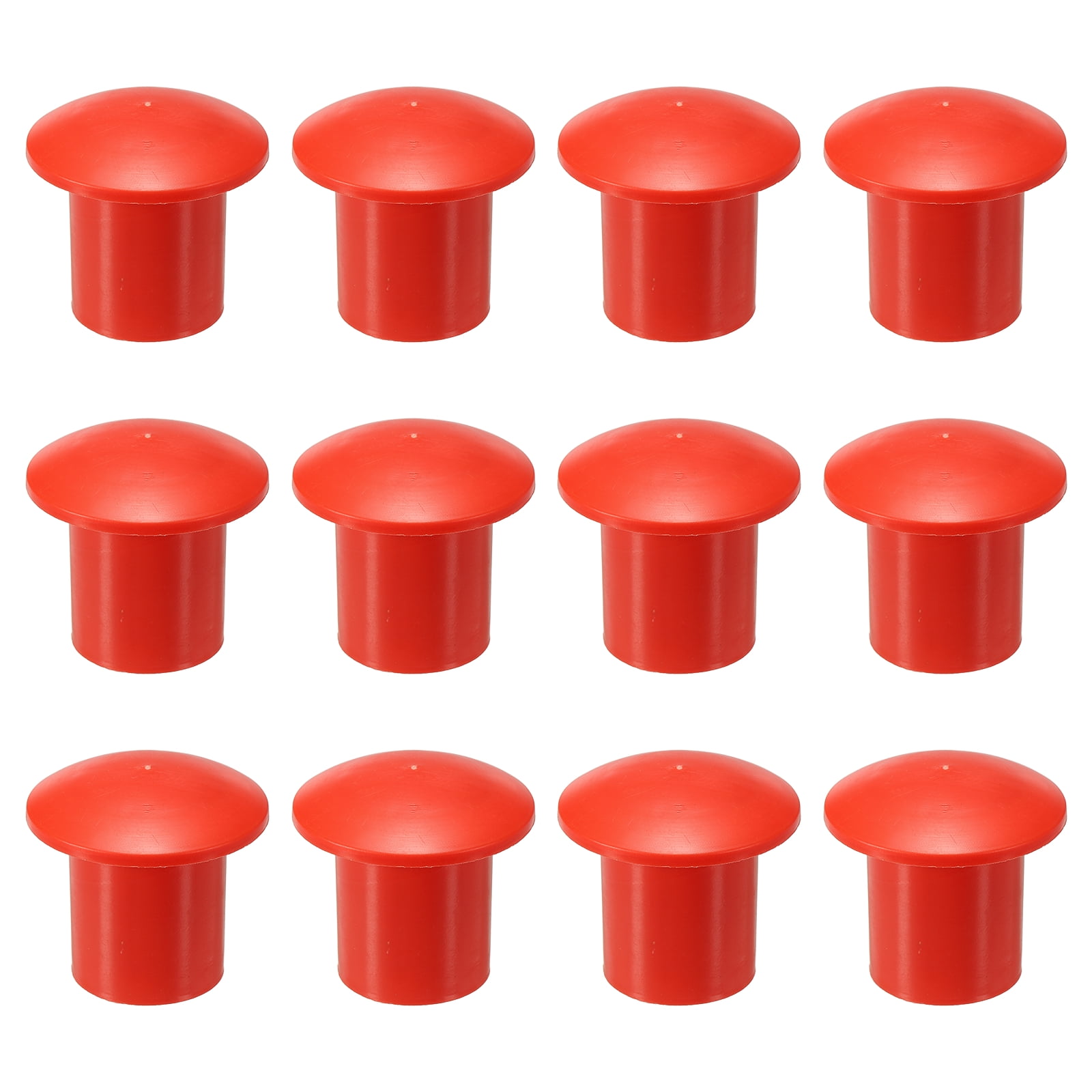 Uxcell 12 Pack Mushroom Rebar End Caps, Plastic Rebar Safety Cap Fit 0. ...