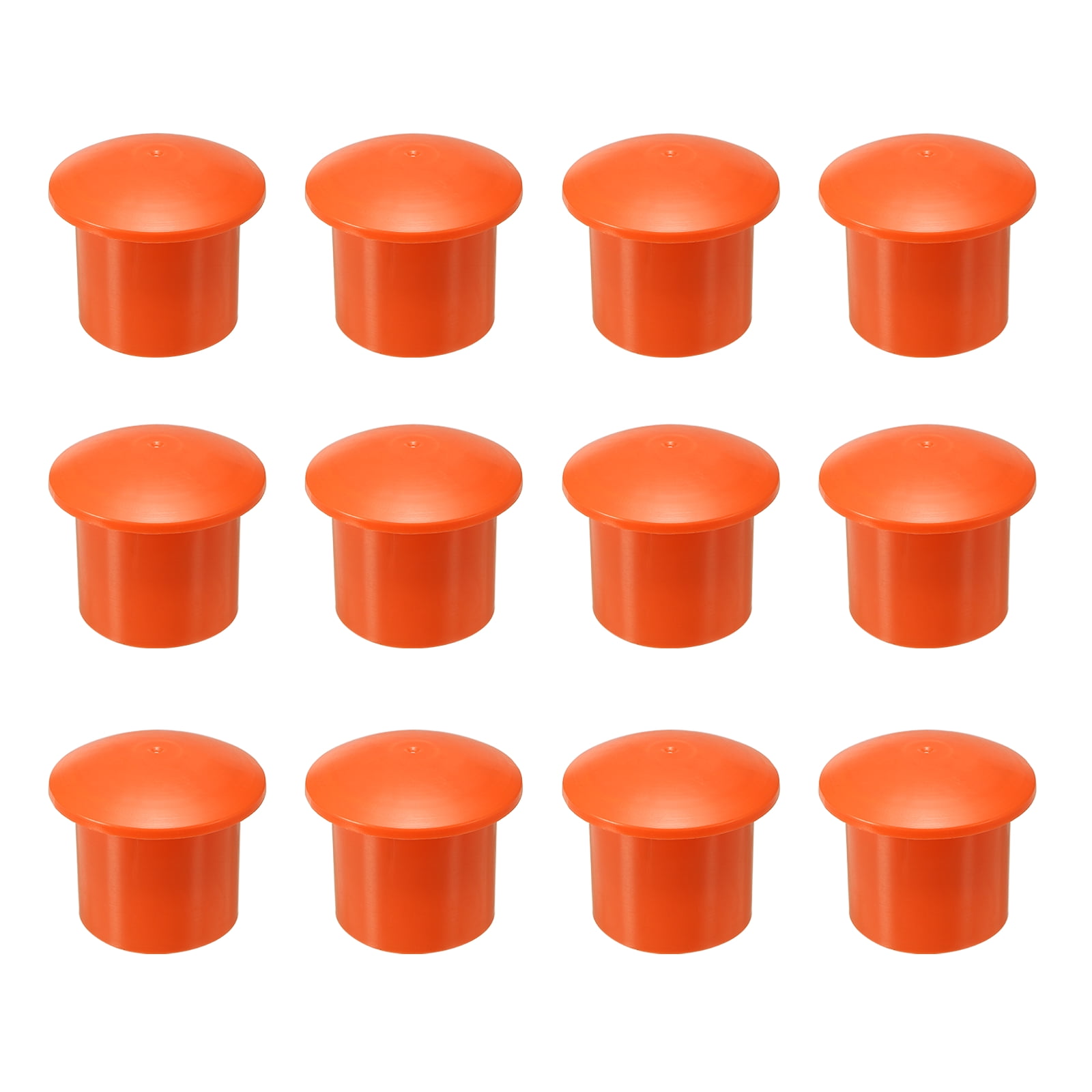 Uxcell 12 Pack Mushroom Rebar End Caps, Plastic Rebar Safety Cap Fit 1. ...