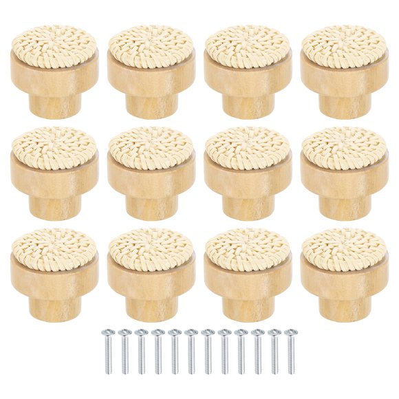 Rattan Cabinet Furniture Knobs Hardware