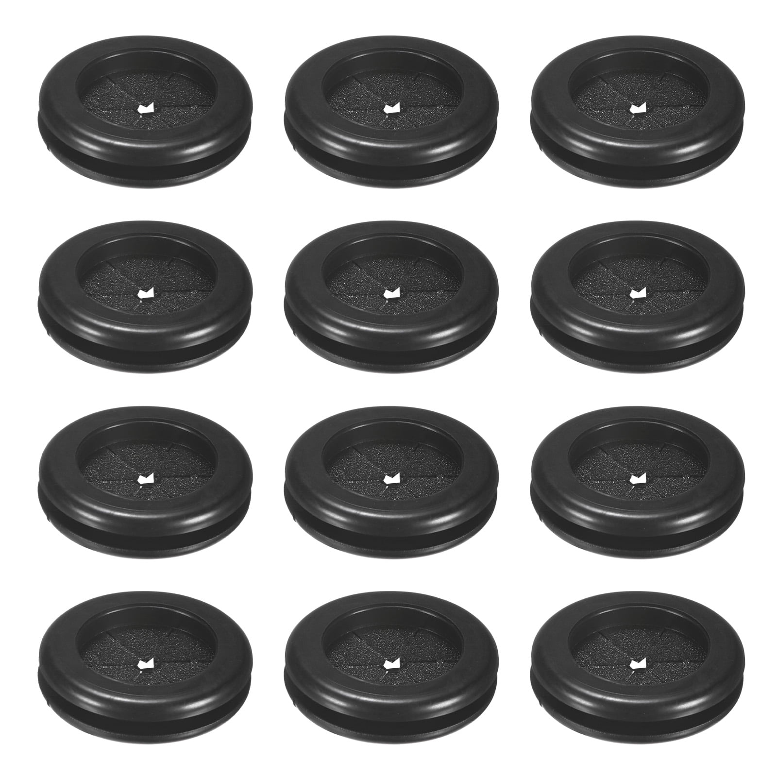 Uxcell 12-Pack Rubber Grommets for Wiring 25mm Petal-Shaped Desk Hole ...