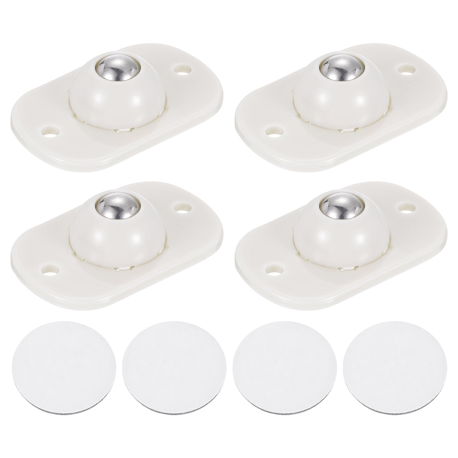 Uxcell 12 Pack Self Adhesive Caster Wheels, 360° Swivel Mini Caster ...