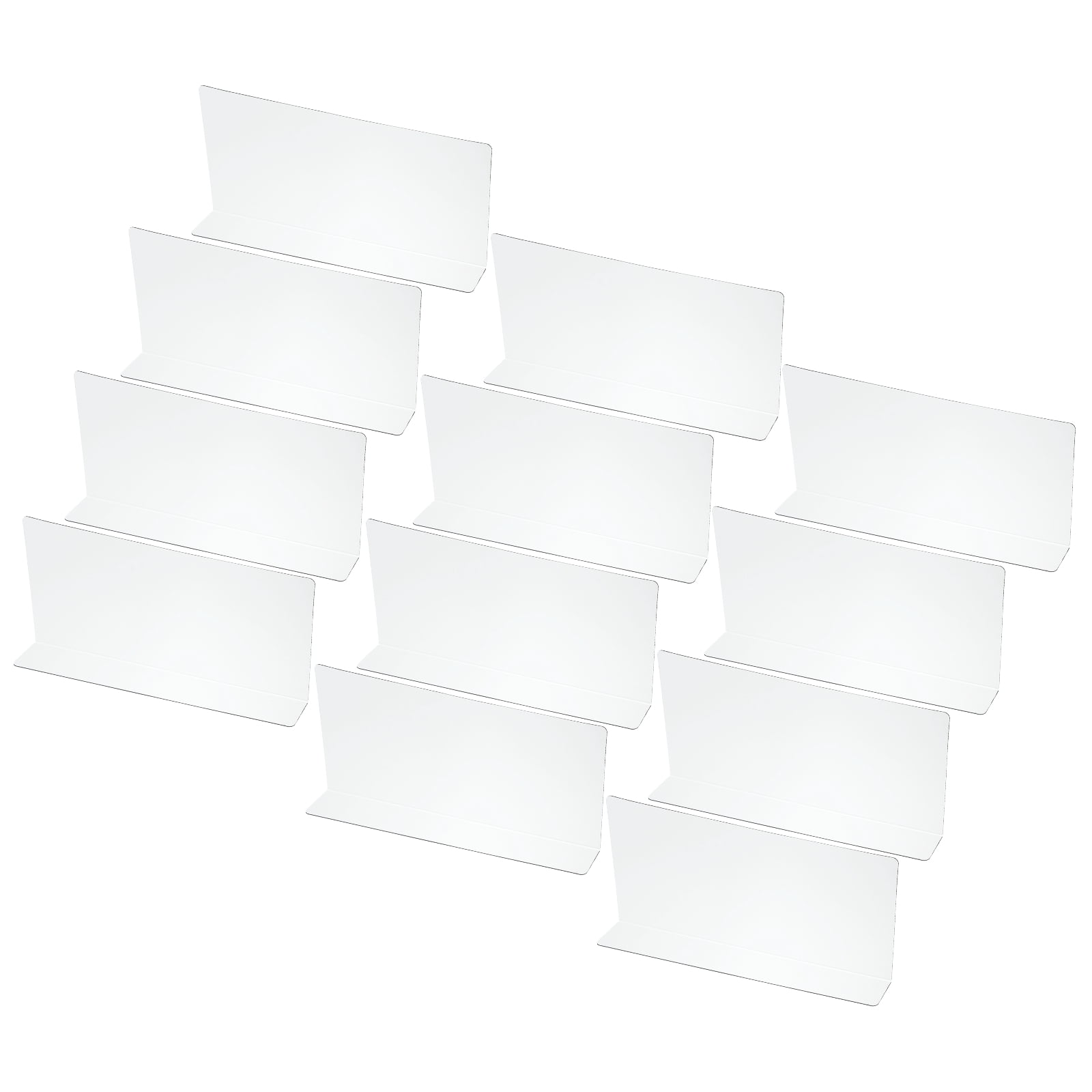Uxcell 12 Pack Shelf Dividers for Closet Organization, 11x1.57x4.7 ...