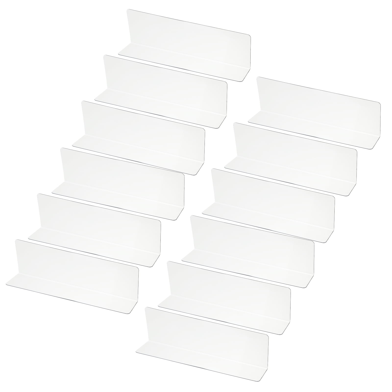 Uxcell 12 Pack Shelf Dividers for Closet Organization, 7.9x1.18x2.4 ...