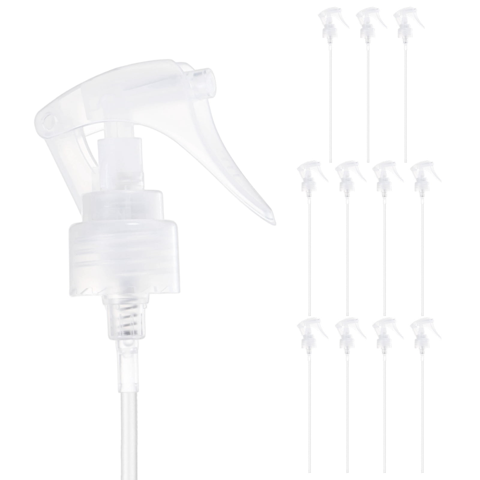 Uxcell 12-Pack Spray Bottle Nozzle Replacement, Plastic Mini Trigger ...