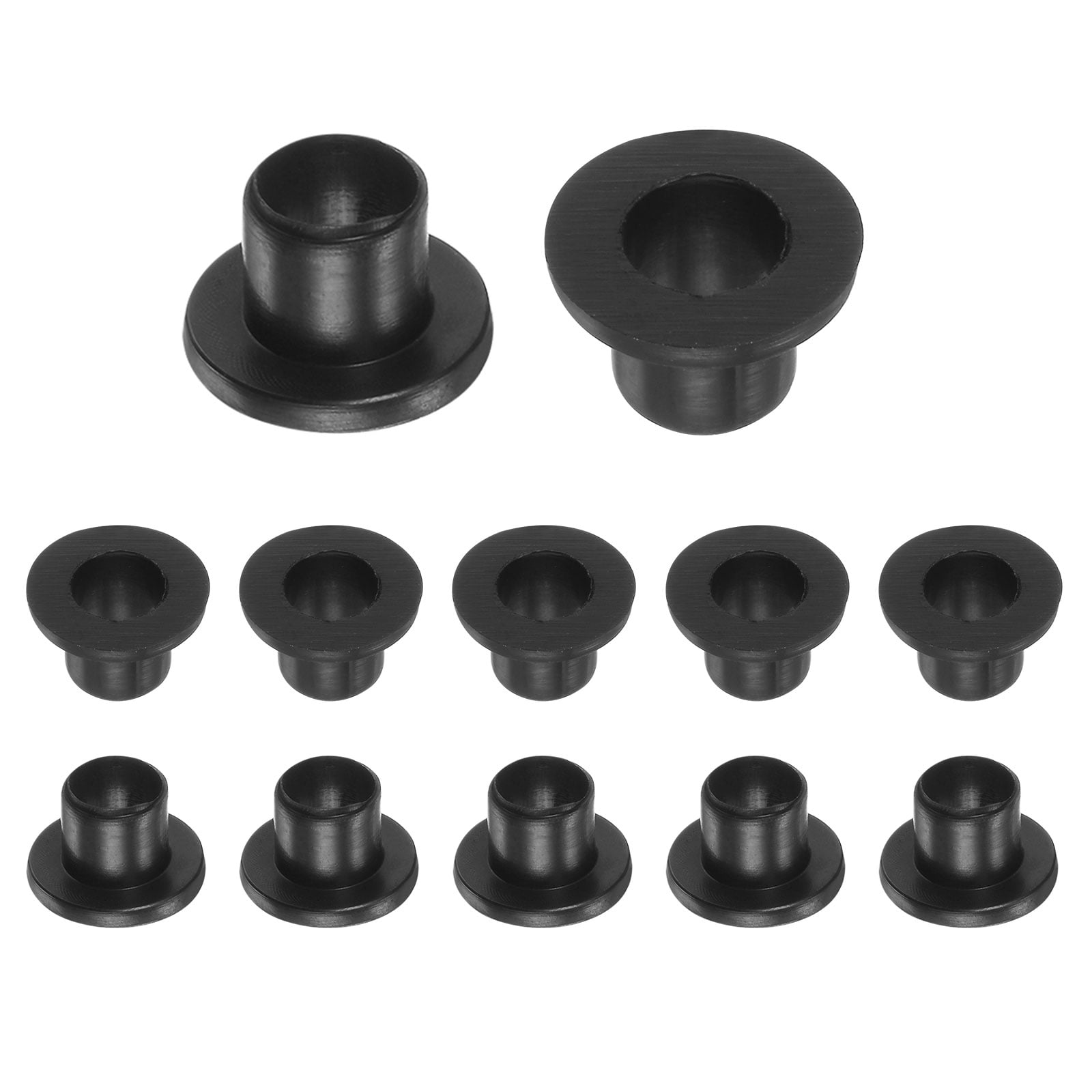 Uxcell 12 Packs Flanged Sleeve Bearings Plastic Bushings 5.1mm Bore x ...