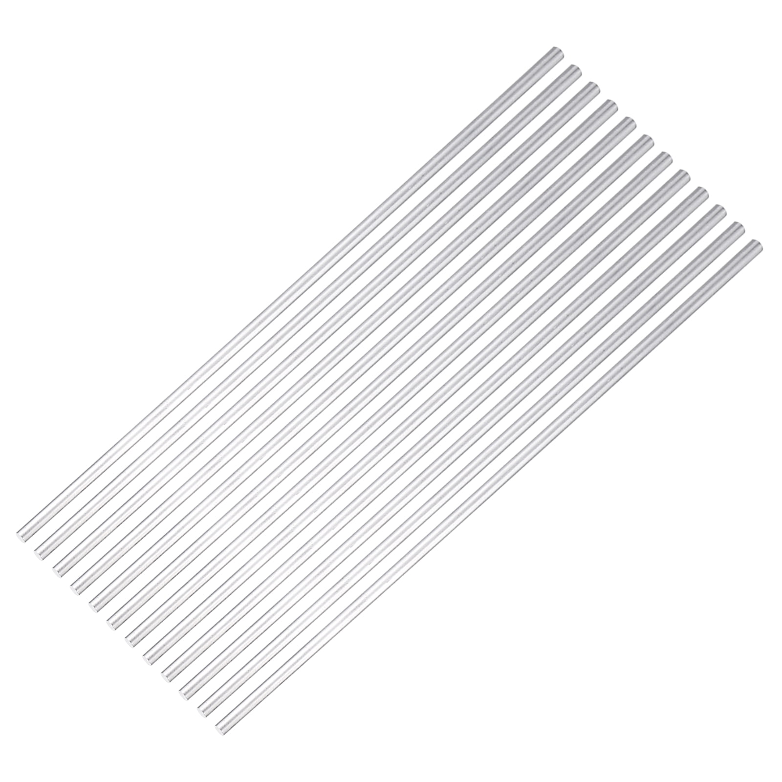 Uxcell 12 Pcs 6061 T651 Aluminum Rod, 0.16" Diameter 10" Length Solid ...