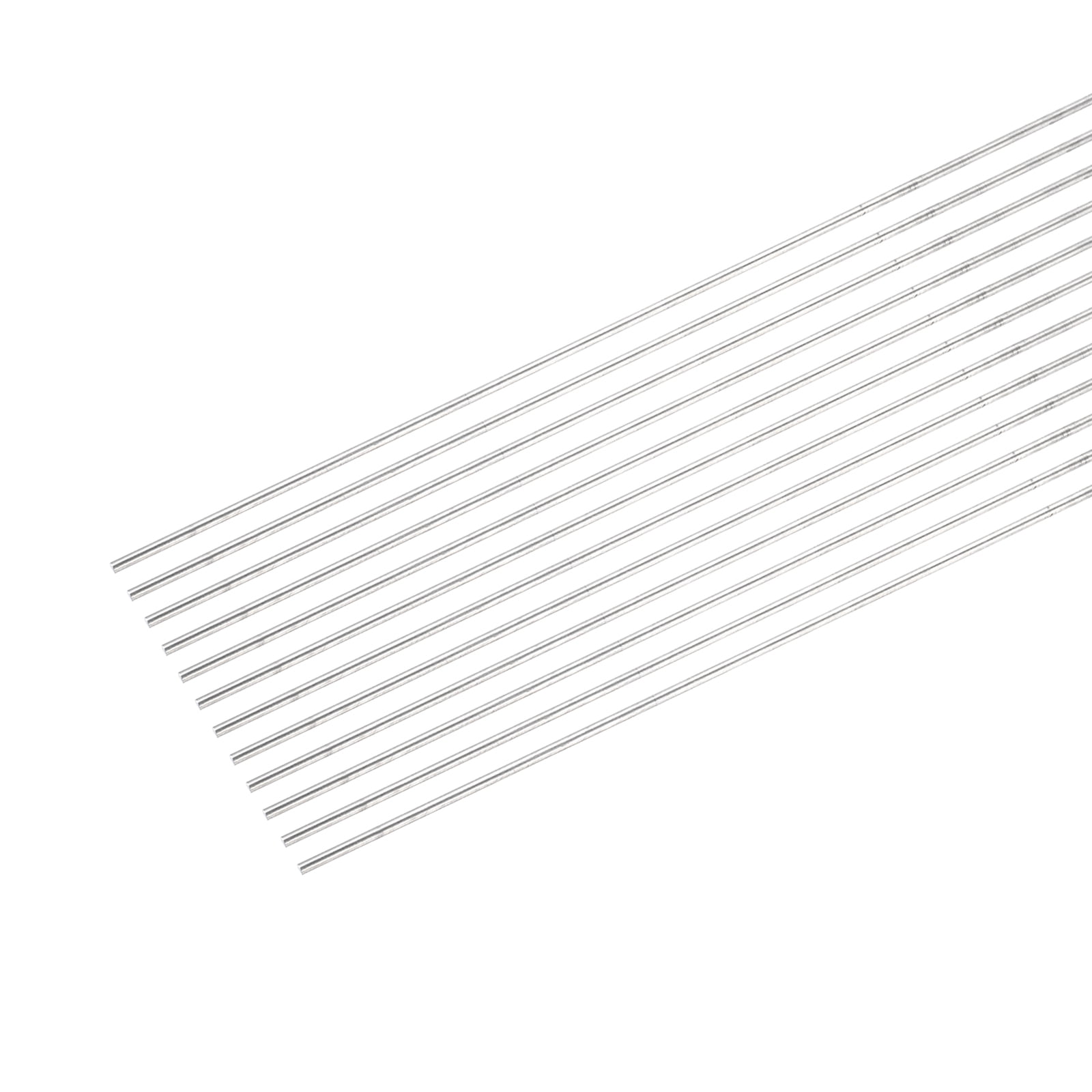 Uxcell 12 Pcs Aluminum Round Rod 3mm x 150mm 6061 Aluminum Bar Solid ...