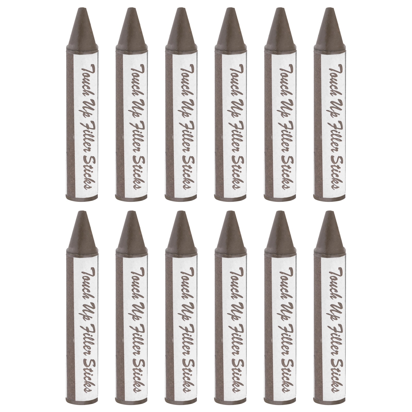 Uxcell 12 Pcs Furniture Markers Touch Up Wax Wood Filler Sticks Repair ...