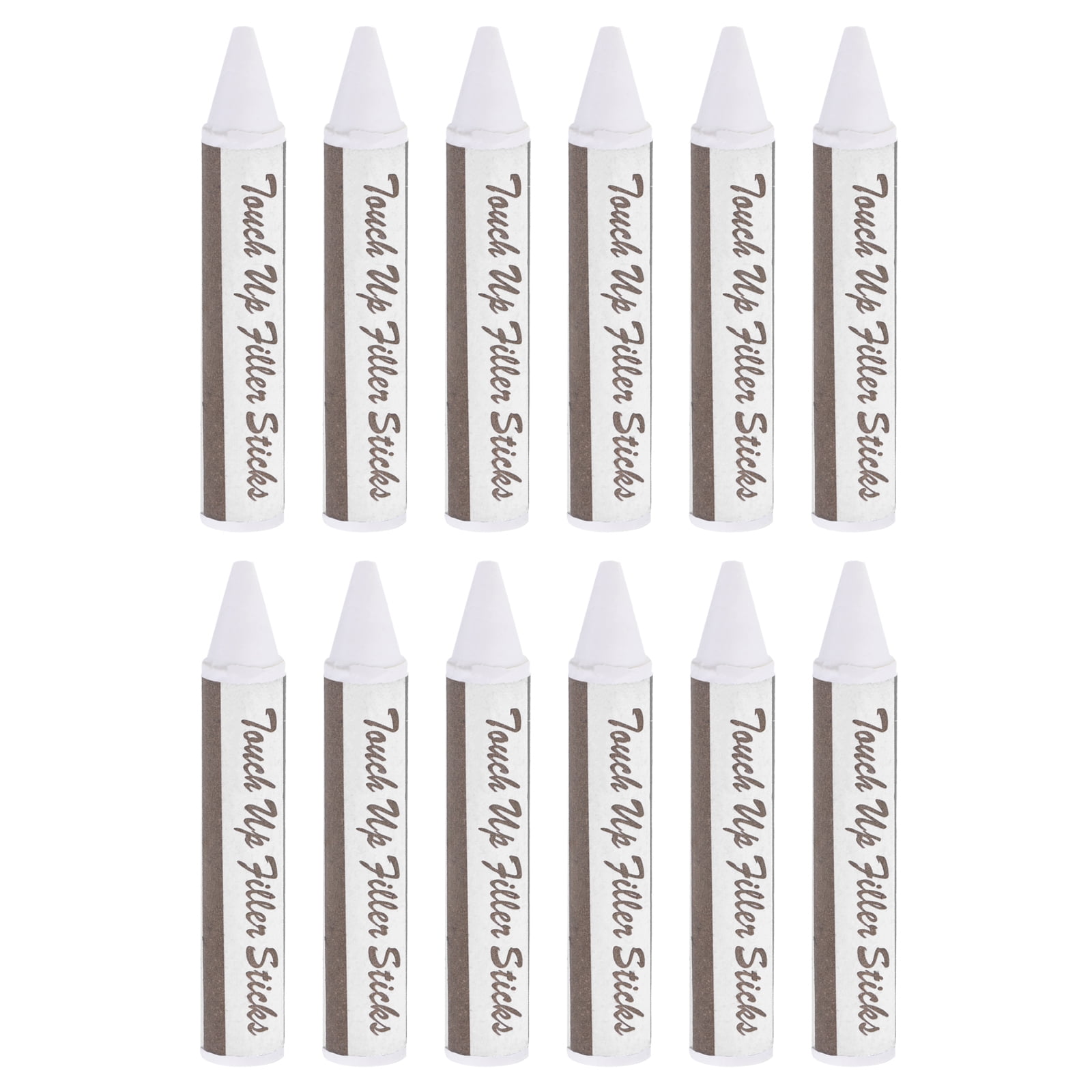 Uxcell 12 Pcs Furniture Markers Touch Up Wax Wood Filler Sticks Repair ...