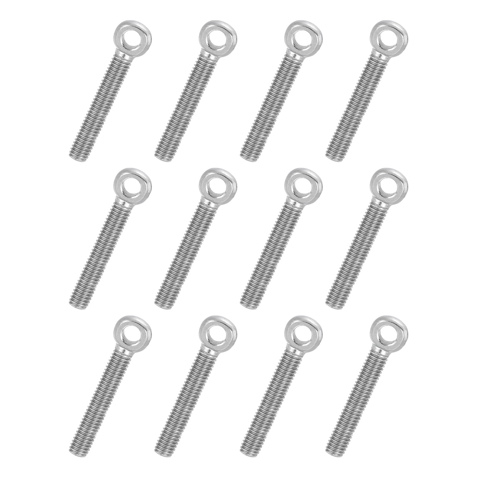 Uxcell 12 Pcs M5x30mm Shoulder Swing Lifting Eye Bolt, 304 Stainless ...