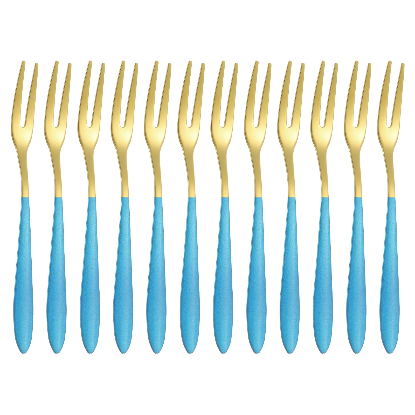 Uxcell 12 Pcs Pickle Fork, 5.2 Inch Olive Fork with Long Handle ...