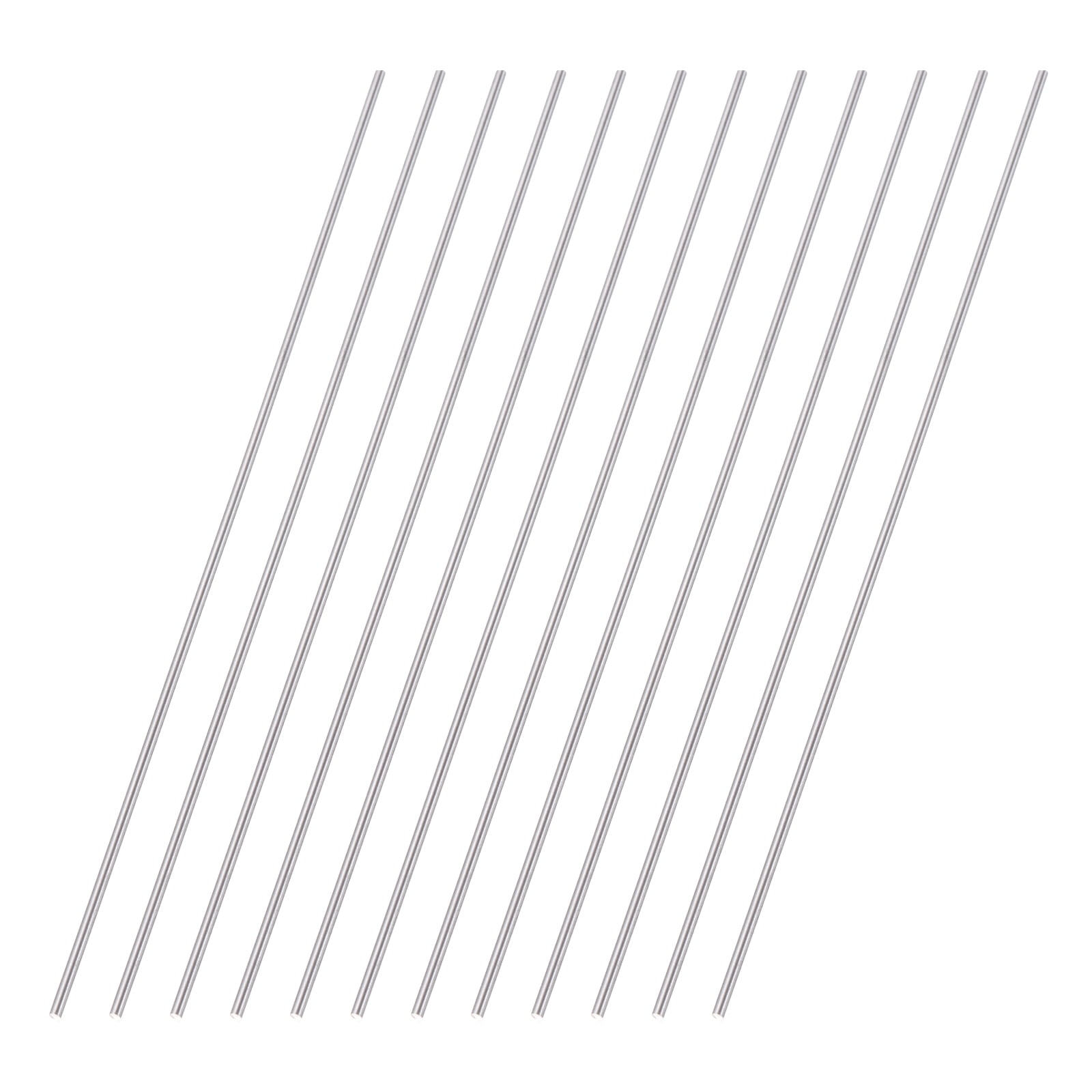 Uxcell 12 Pcs Round Steel Rod 1mm Diameter HSS Lathe Bar Stock Tool ...