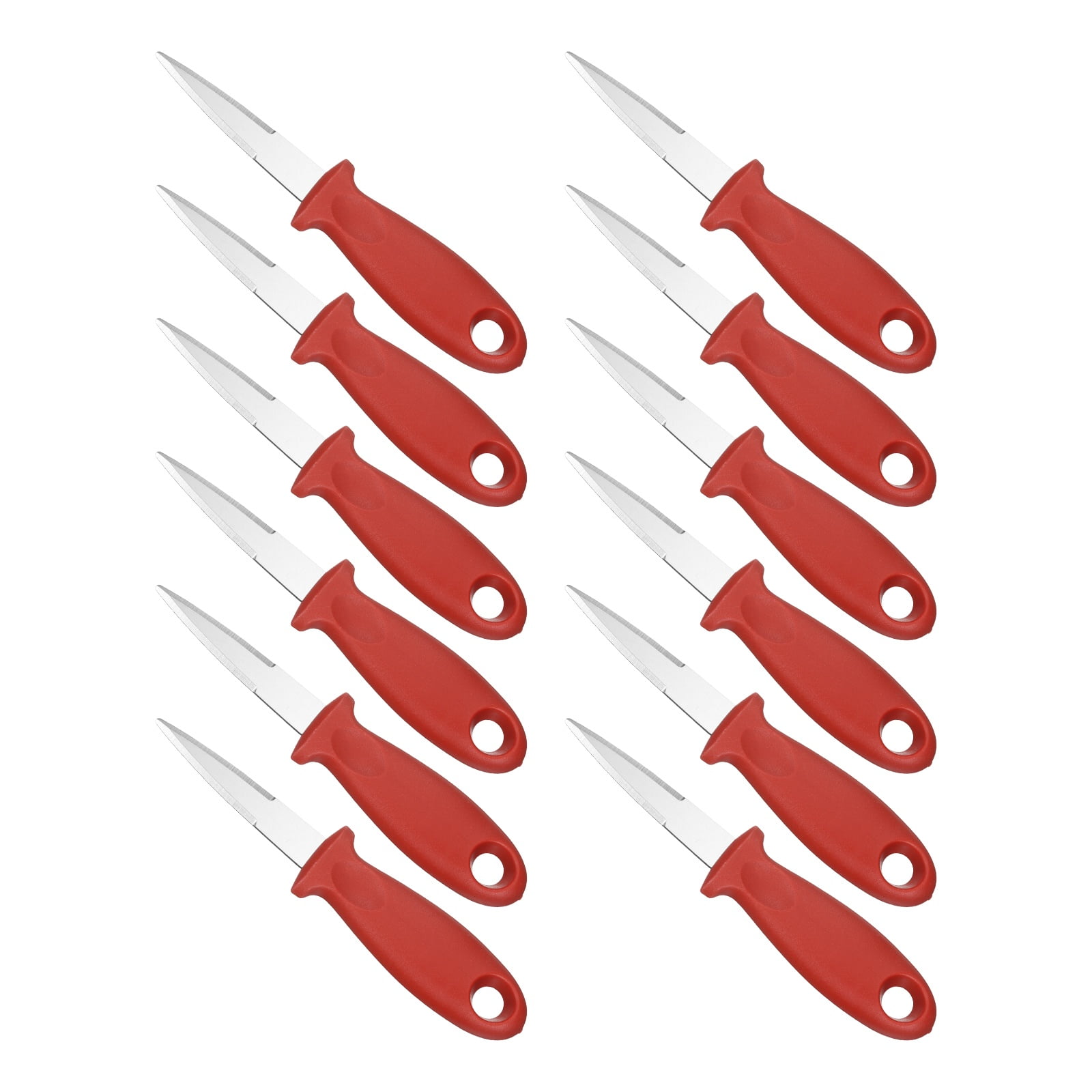Uxcell 12 Pcs Stainless Steel Oyster Shucking Knife, Oyster Shucking ...