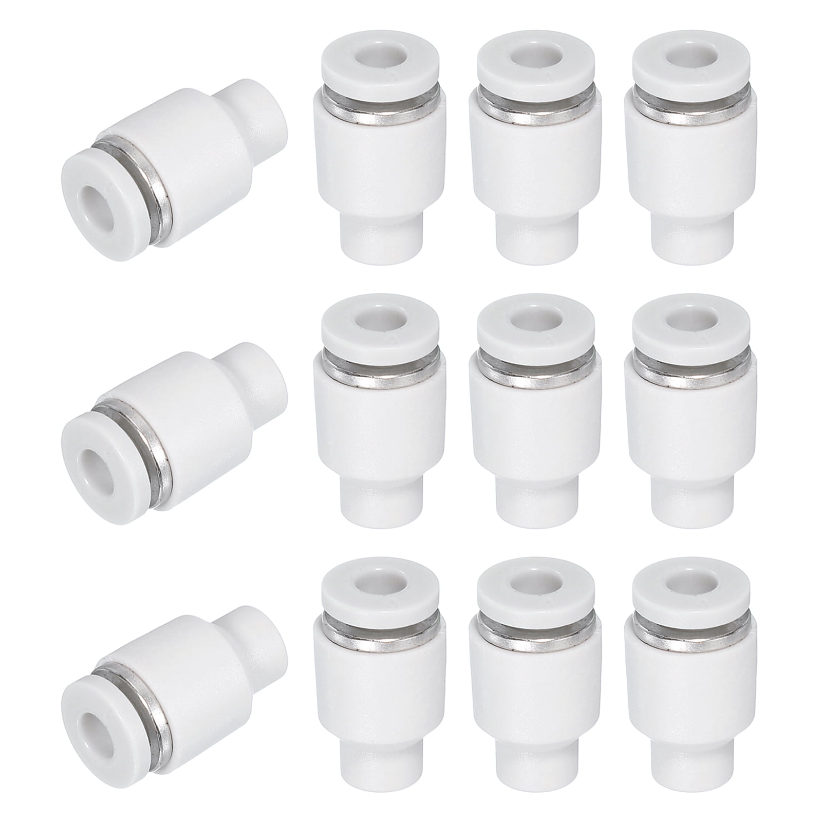 Uxcell 12 Pcs Tubing Quick Fitting Cap, 4 mm(1/6") Tube OD Plastic ...