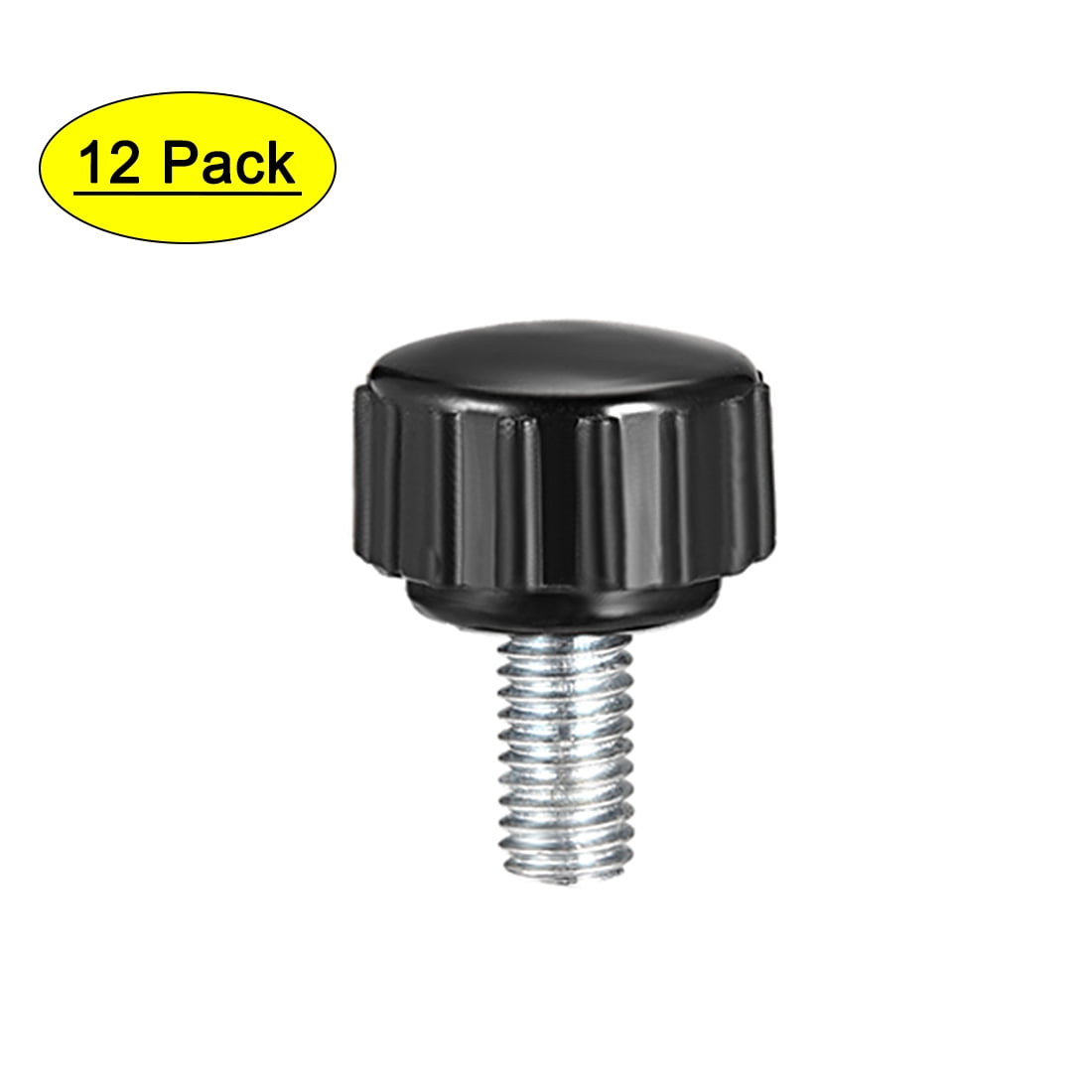 Uxcell Knurled Clamping Knobs Threaded Stud Head Thumb Screws Hand Stud Knobs M5x16mmx10mm ...