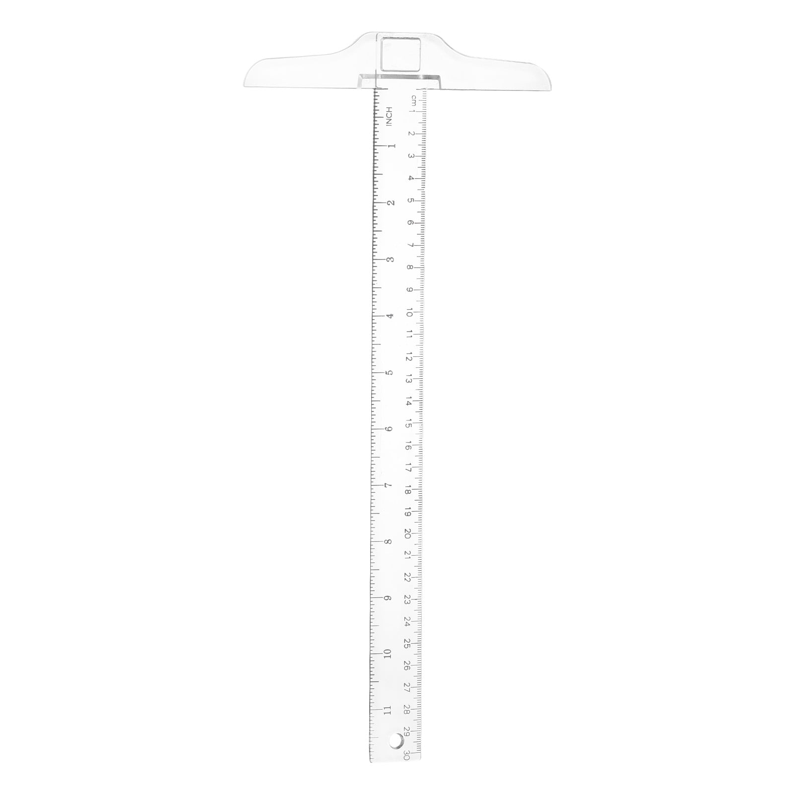 Uxcell 12" Plastic t Square Ruler, Measuring T-Ruler Junior Drafting ...