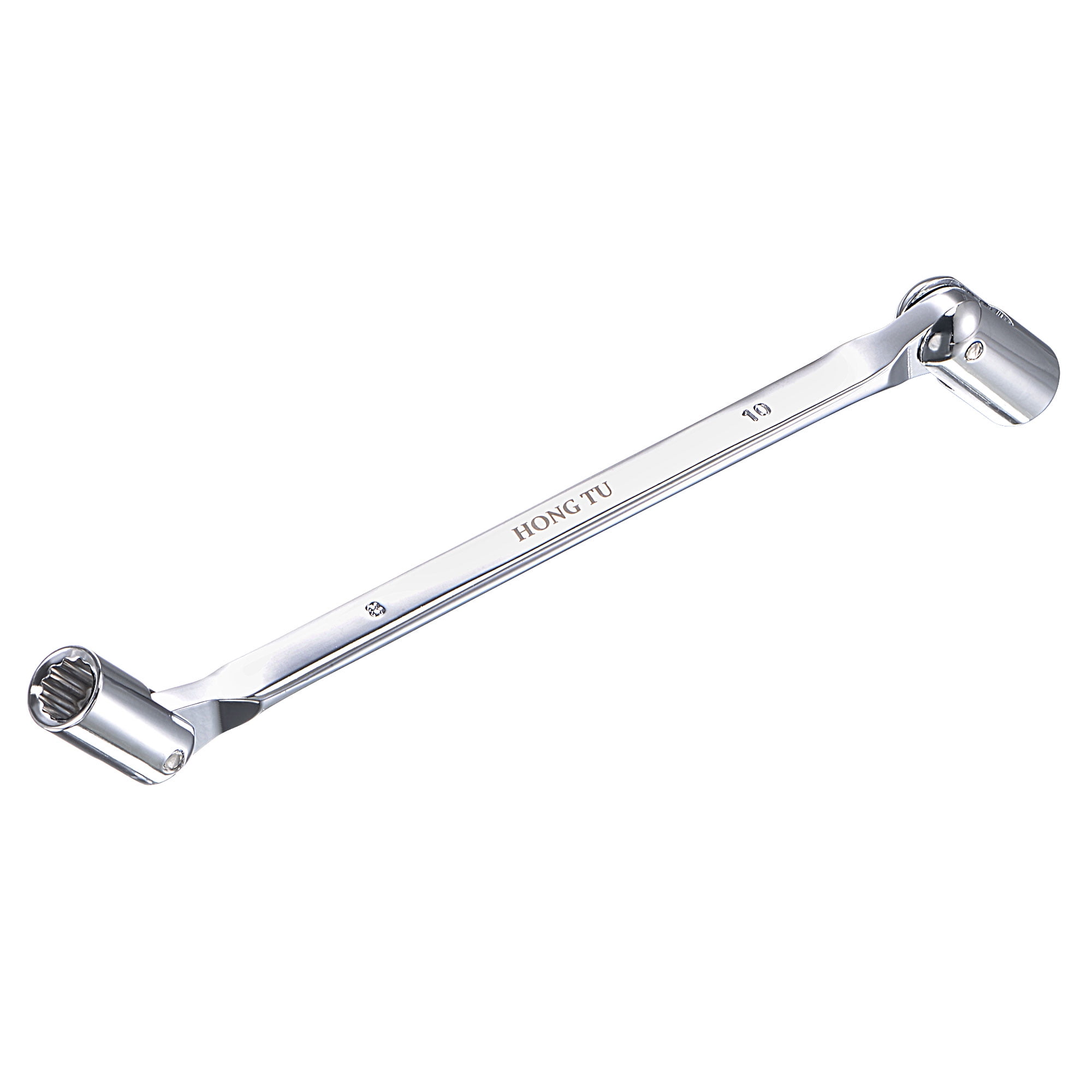 Uxcell 12 Point Flexible Head Socket Wrench, 8mm x 10mm Metric Double ...