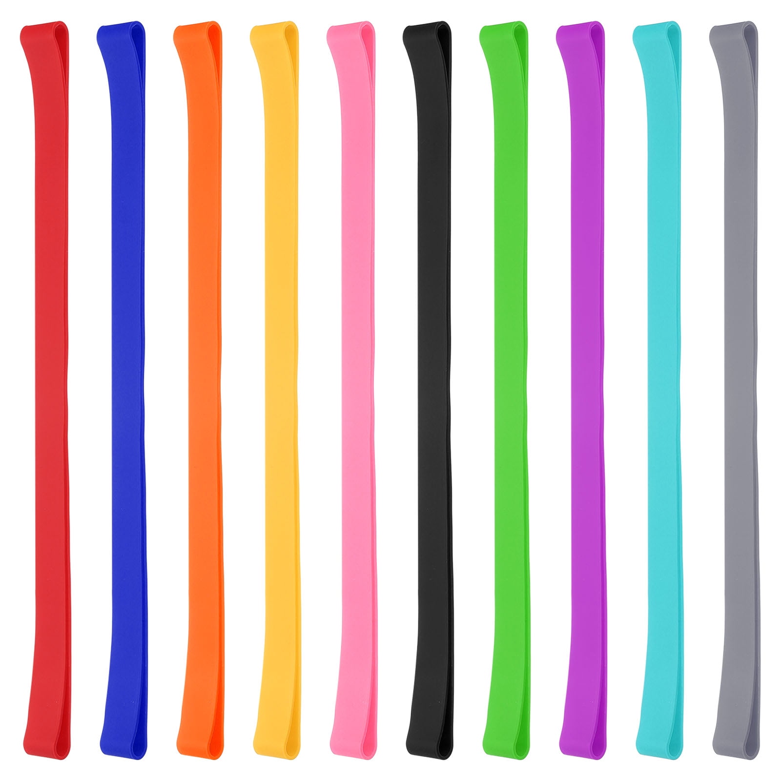 Uxcell 12" Rubber Bands, 10 Pcs, Multi Color - Walmart.com