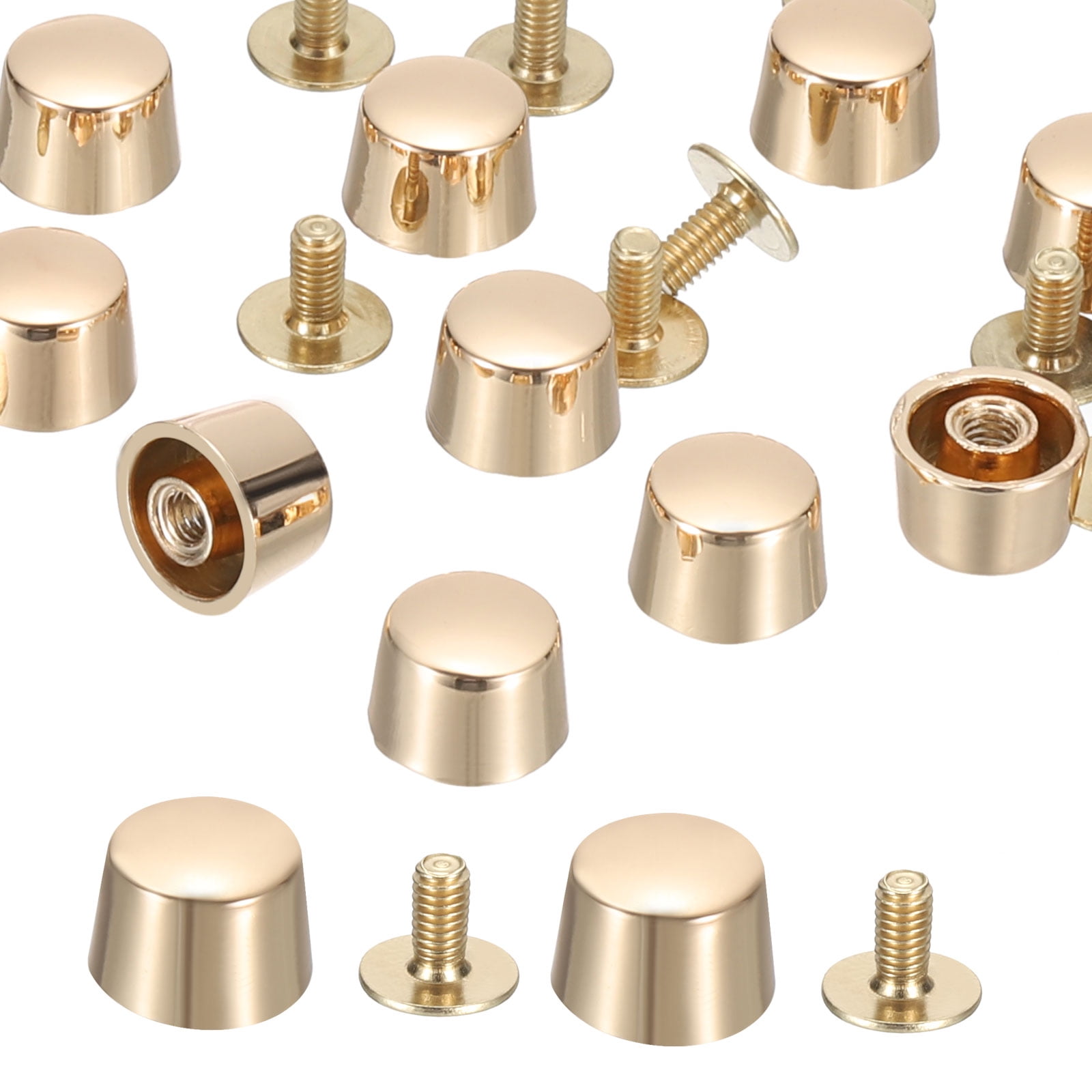 Uxcell 12 Set 7*9*10mm Spikes for Clothes Screw Flat Head Spikes Rivets ...