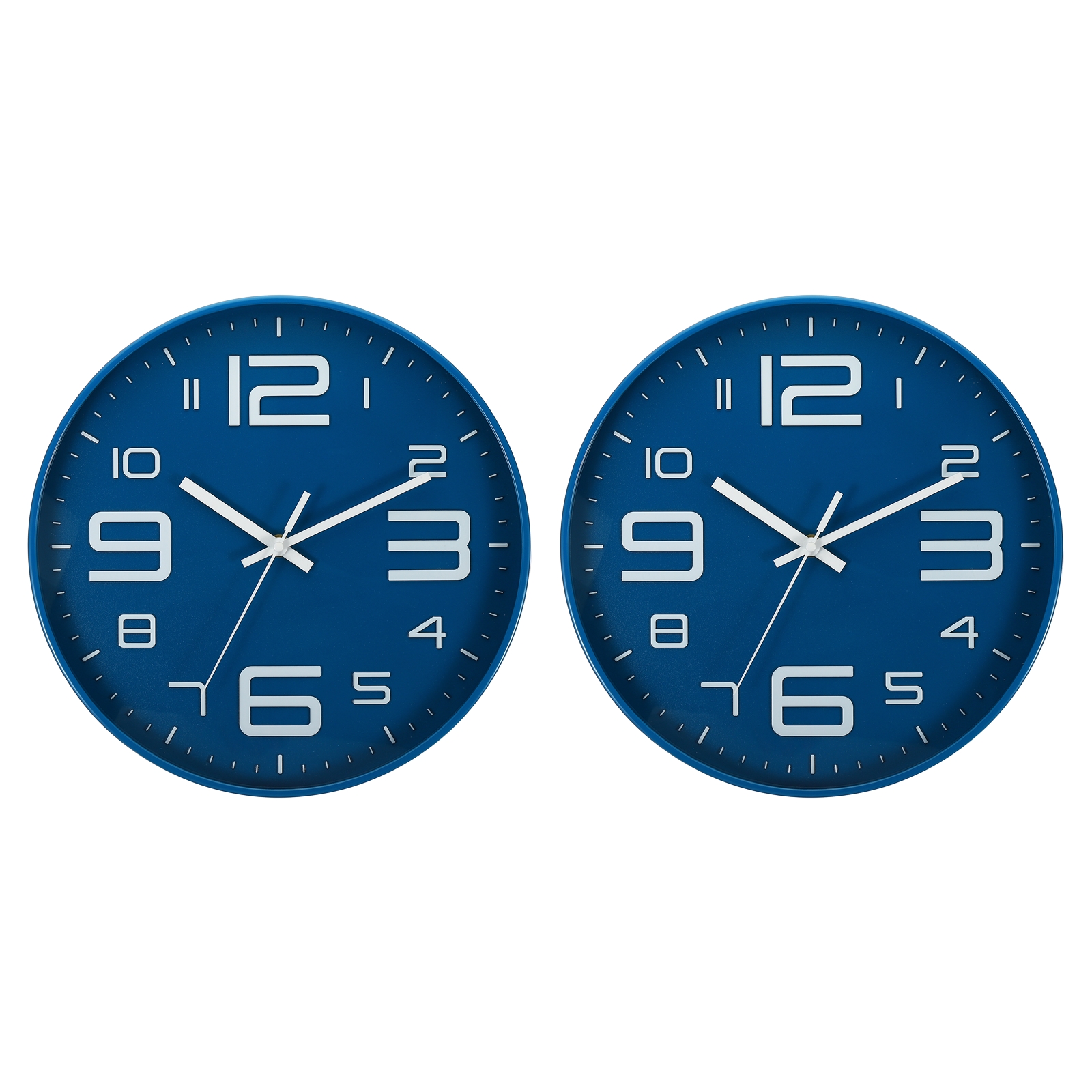 Uxcell 12" Wall Clock Battery Operated Silent Non Ticking 3D Numbers ...