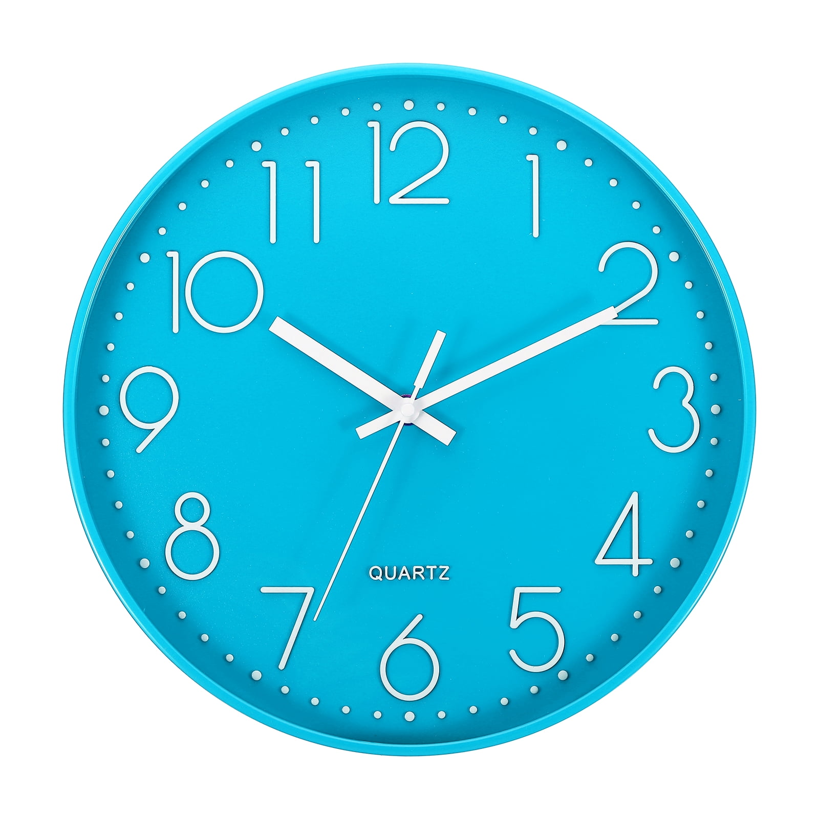Uxcell 12" Wall Clock Battery Operated Silent Non Ticking Round Clock ...