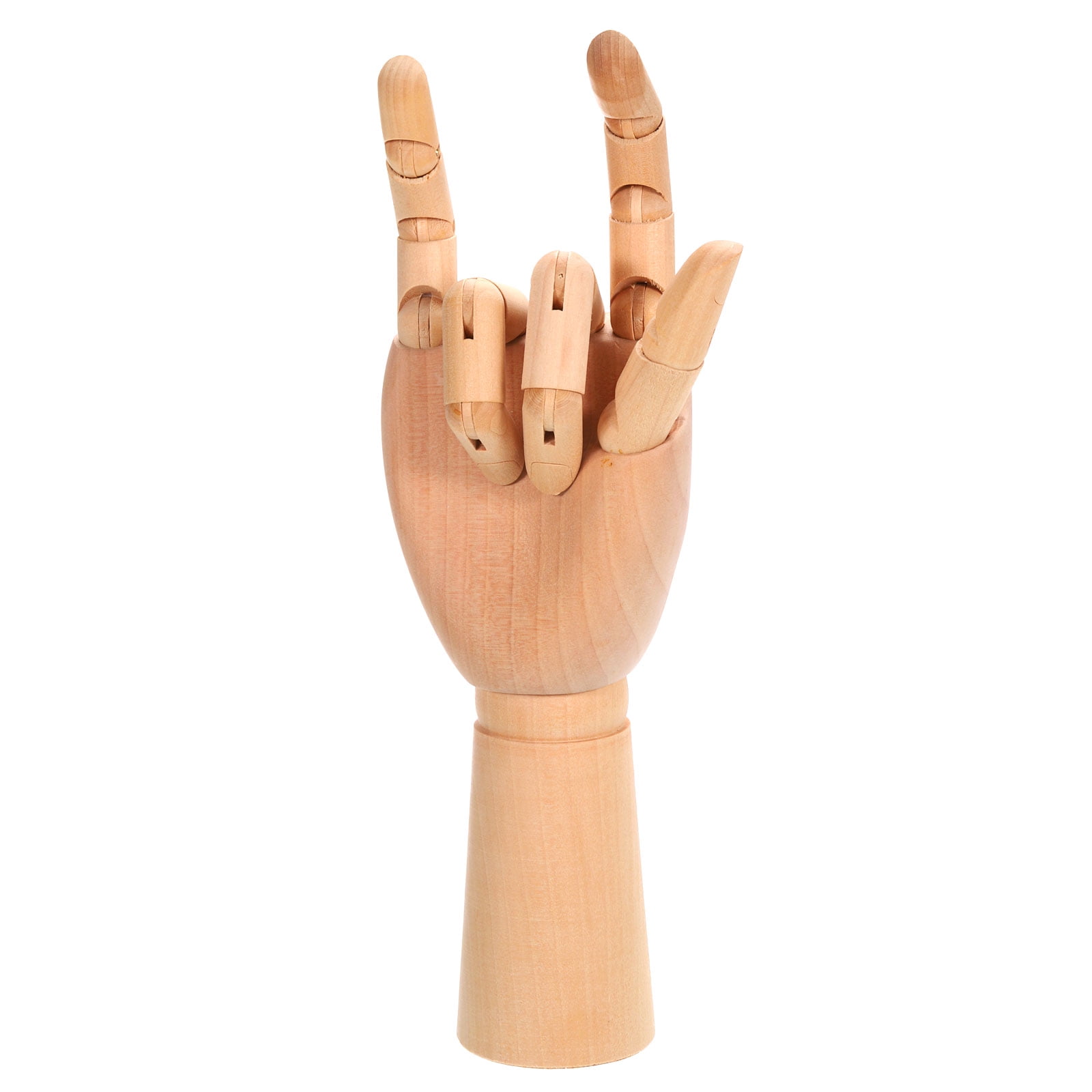 Uxcell 12" Wooden Hand Model, Artist Mannequin Right Hand Model ...