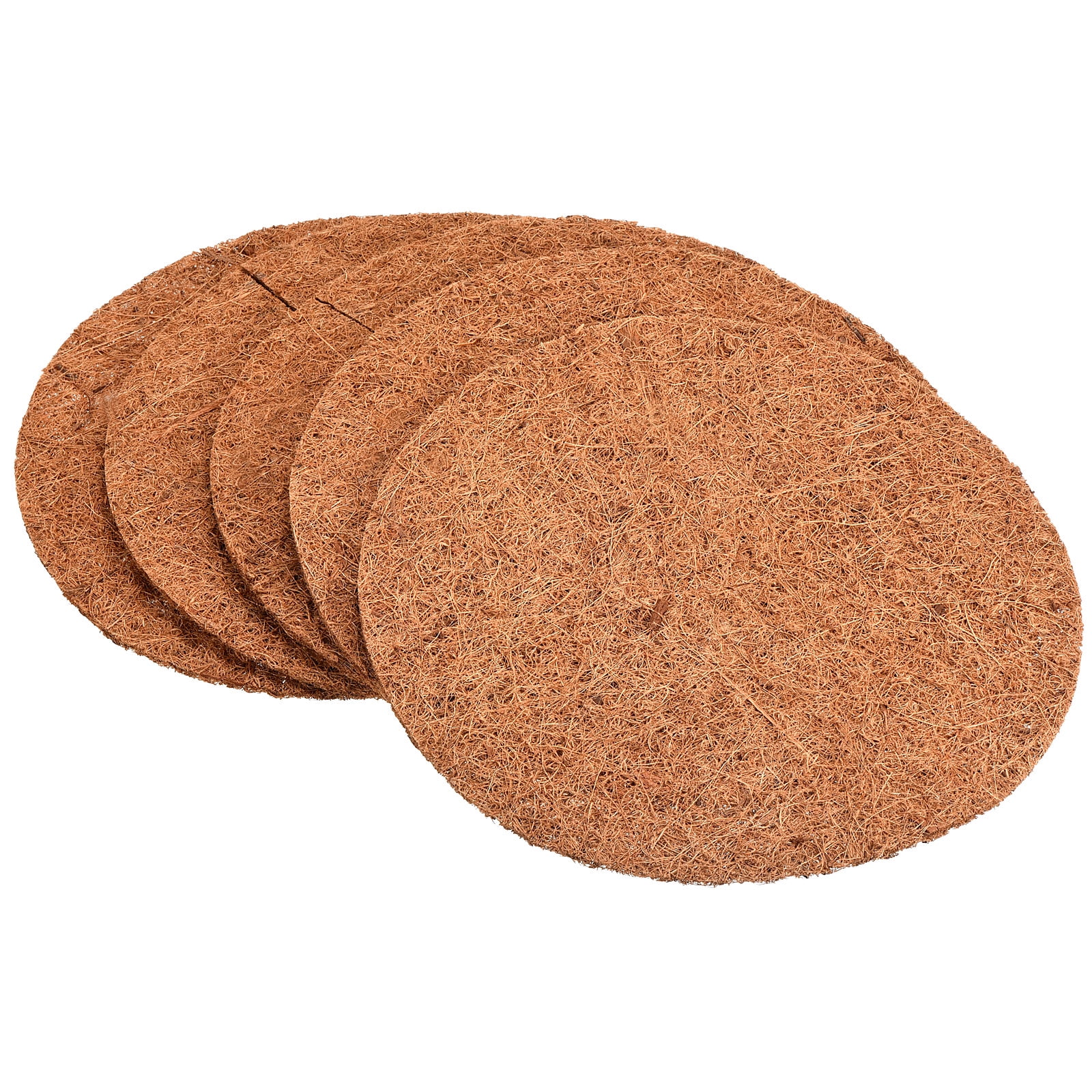 Uxcell 12" Y Coconut Fiber Mulch Ring Mat Tree Protector Root Soil ...