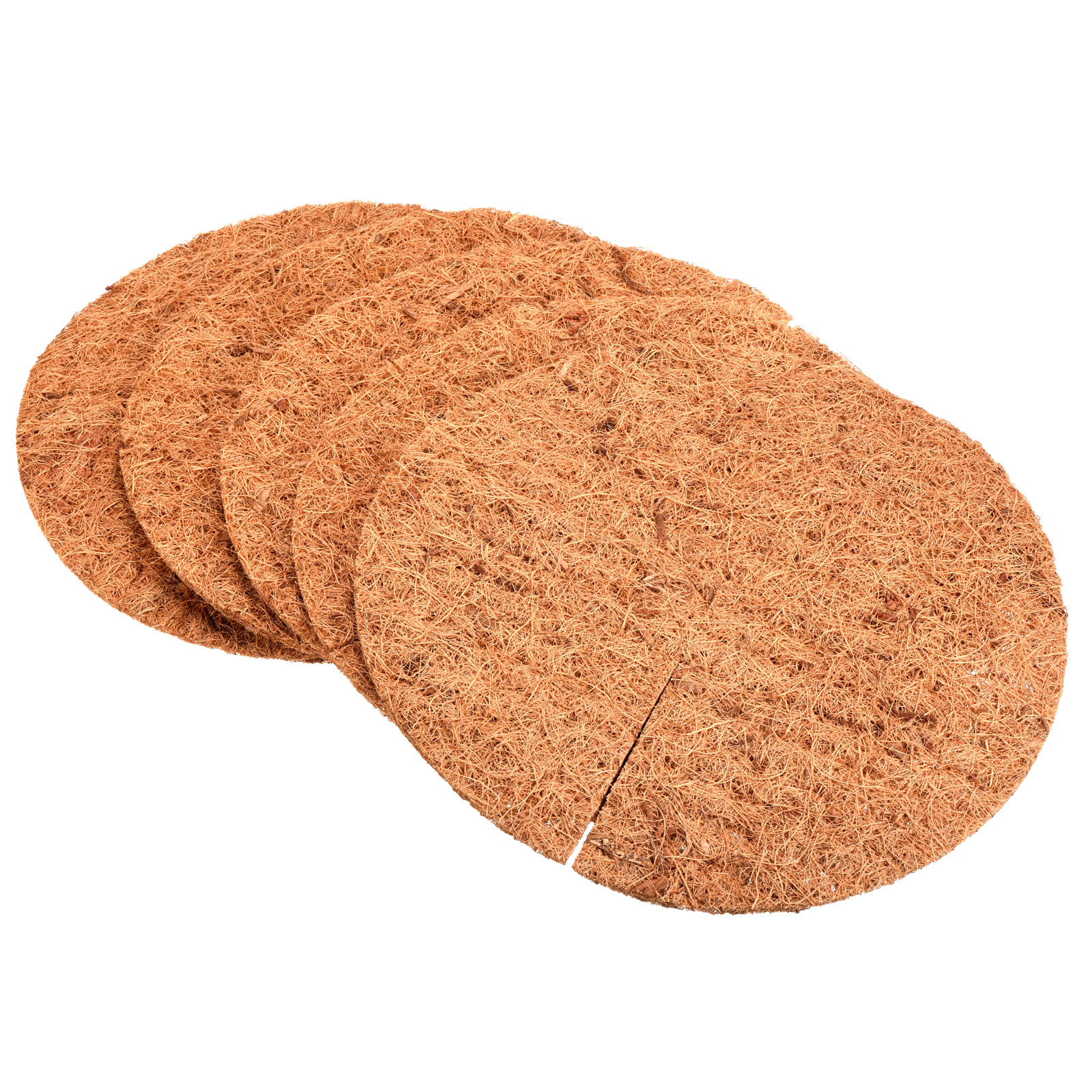 Uxcell 12" Y Coconut Fiber Mulch Ring Thick Mat Tree Protector Root ...