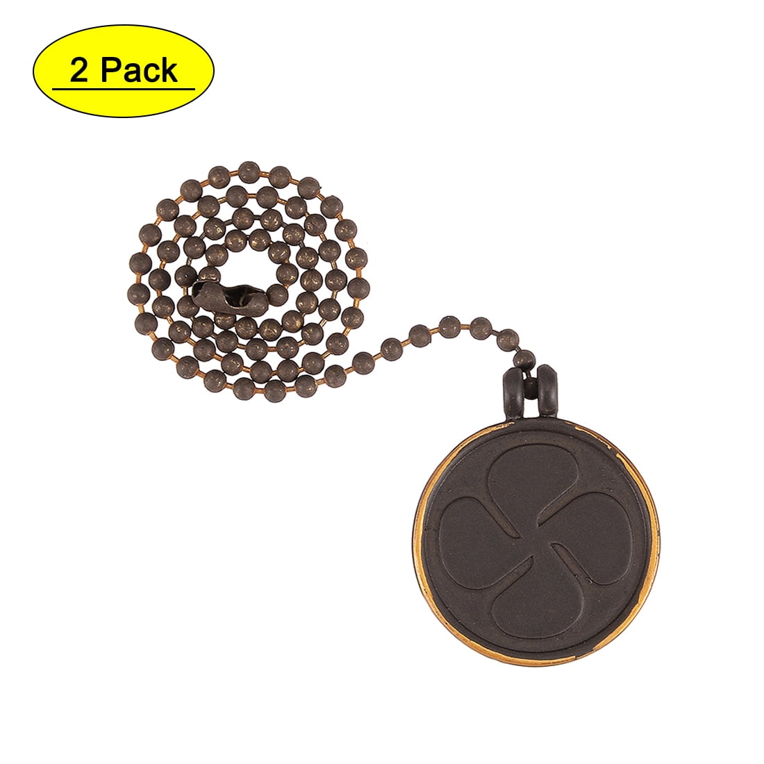 Uxcell 12 inch Coin Shape Bulb Pull Chain Extension Bronze Lighting ...
